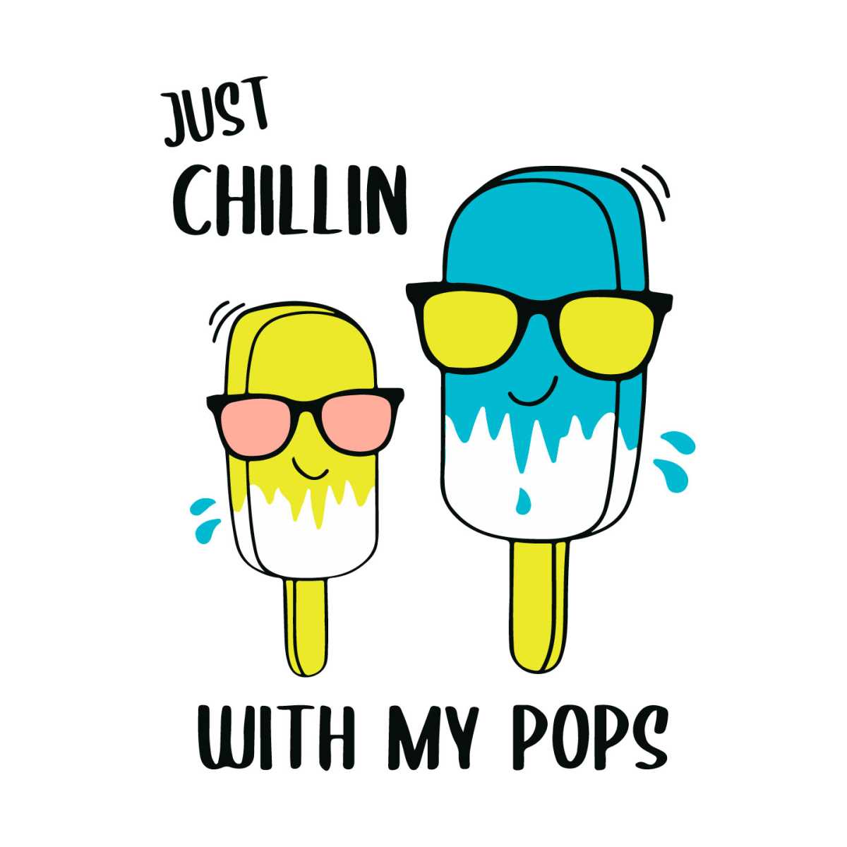 Just Chillin With My Pops Svg, Fathers Day Svg, Creamsicle S | Inspire ...