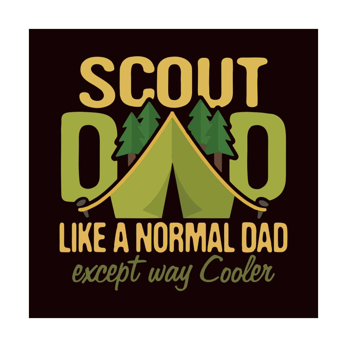 Scout Dad Cub Leader Boy Camping Scouting Troop Svg | Inspire Uplift