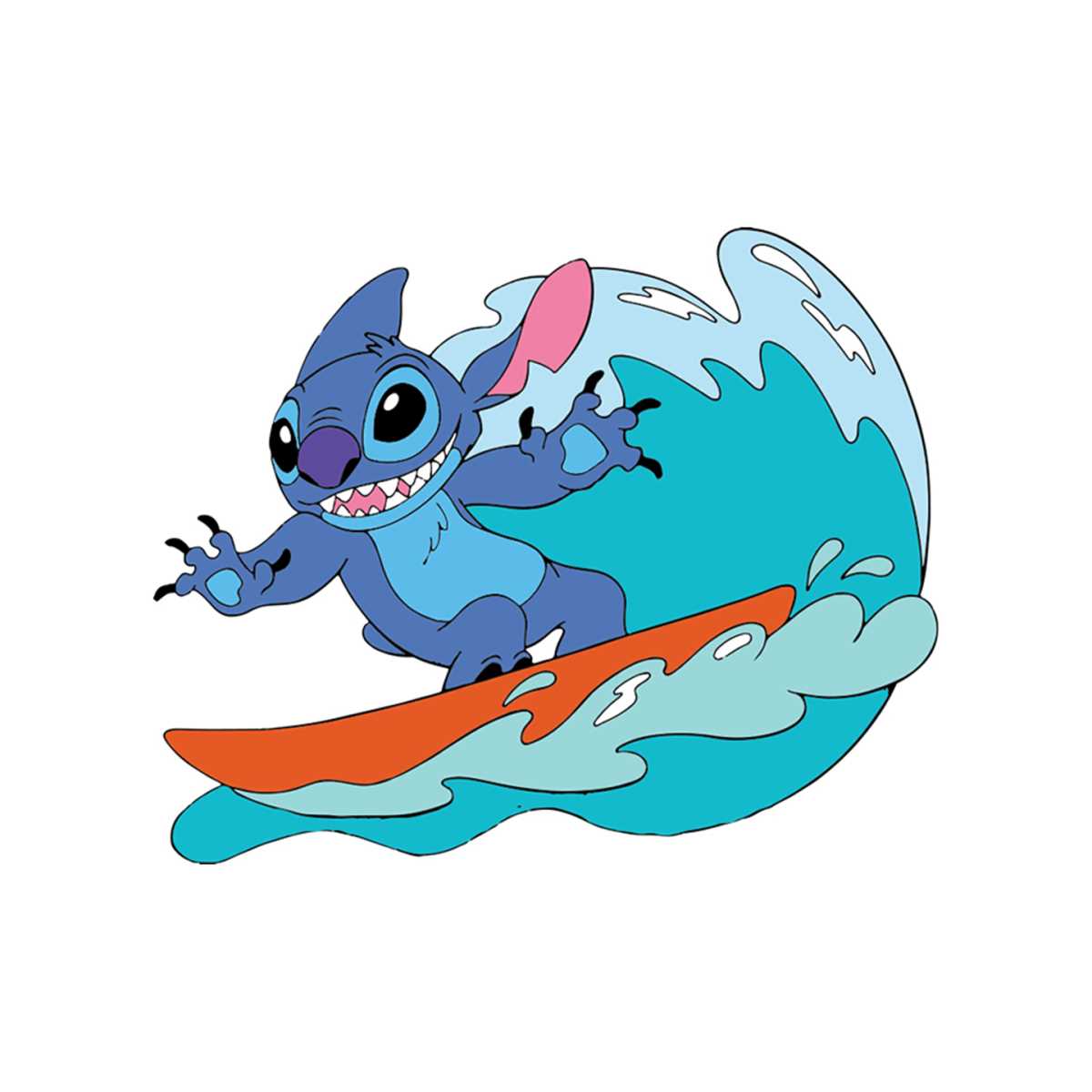 Stitch Surfing Svg, Disney Svg, Disney Character Svg, Cartoo | Inspire ...