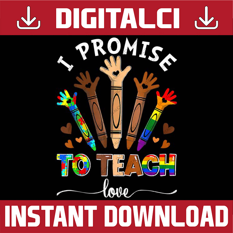 I Promise To Teach Love Autism Melanin African LGBT Pride PN | Inspire ...