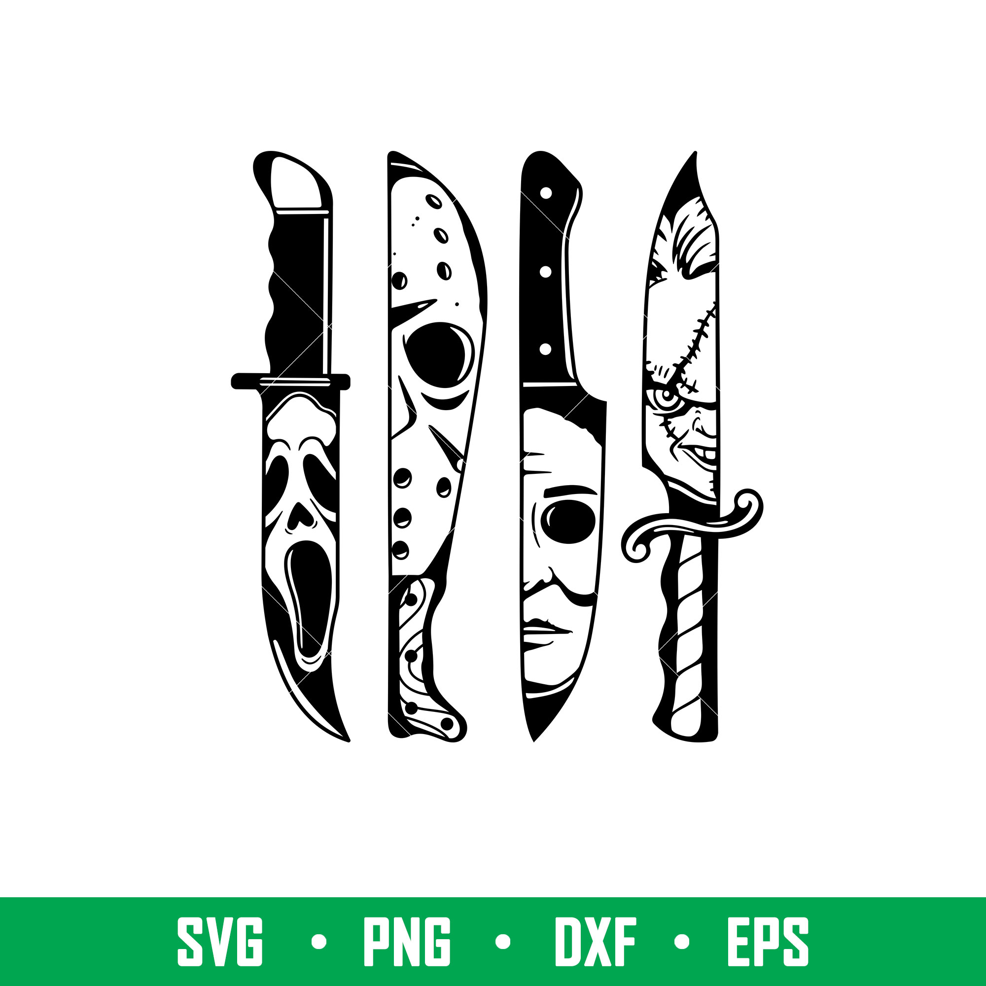 Horror Movie Knives, Horror Movie Knives Svg, Halloween Svg, - Inspire ...