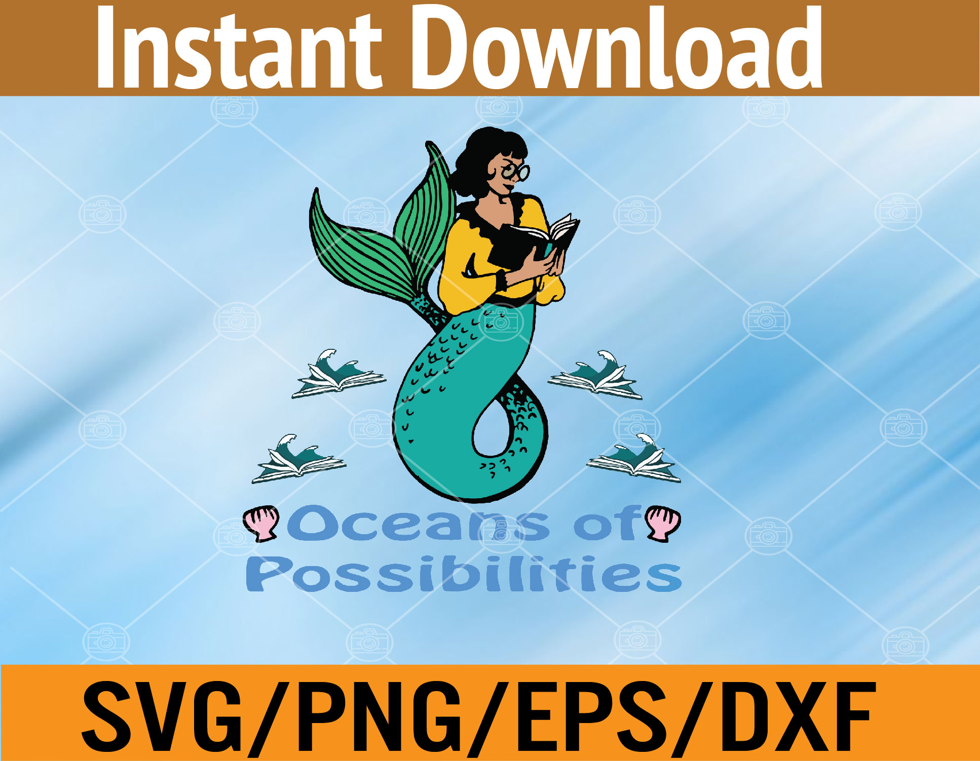 Oceans of Possibilities Summer Reading 2022 Librarian Svg, E - Inspire ...