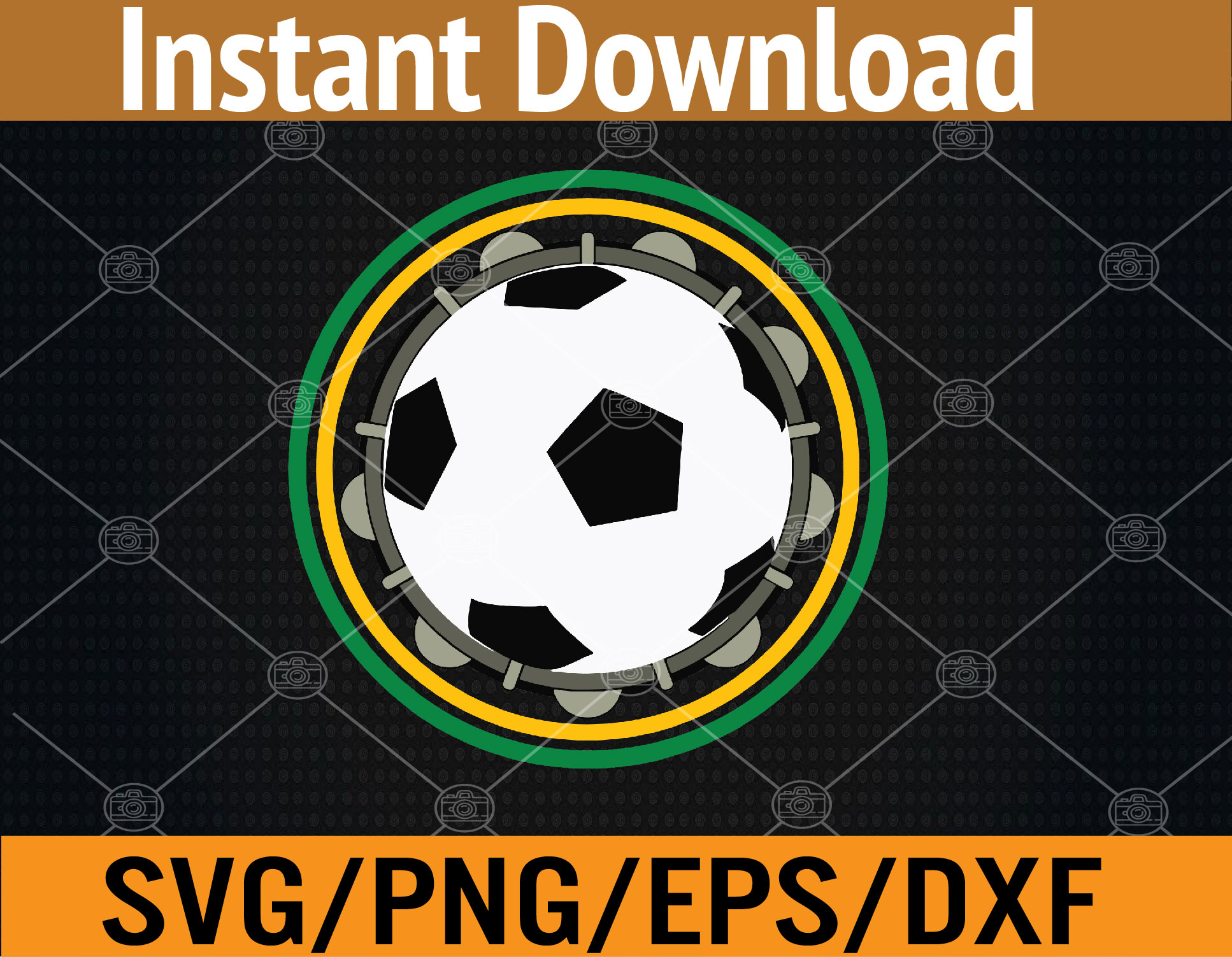Soccer & Samba Logo Svg, Eps, Png, Dxf, Digital Download | Inspire Uplift