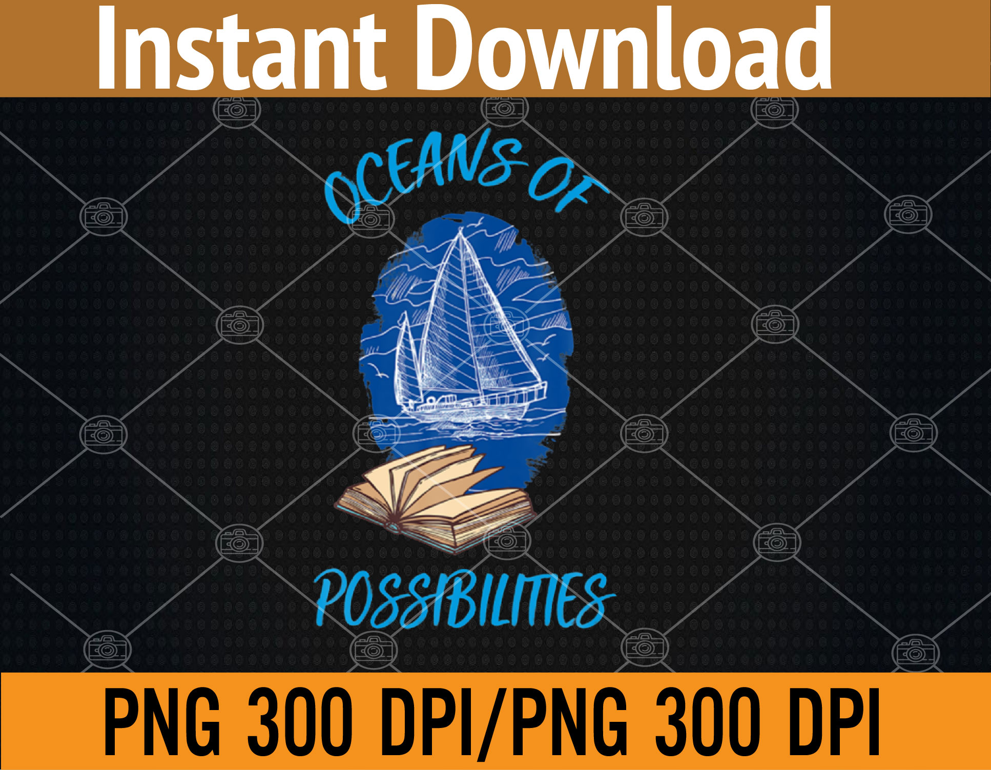 Oceans of Possibilities Summer Reading PNG, Digital Download - Inspire ...