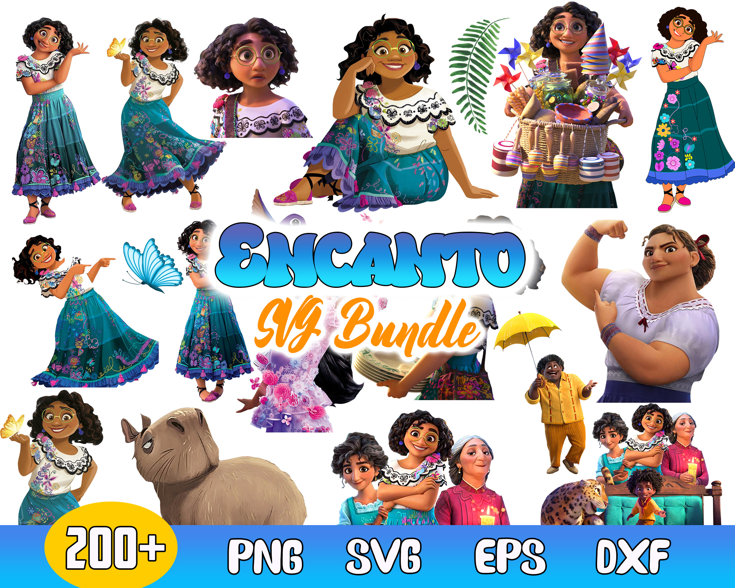 Disney Encanto Bundle Svg, Encanto Svg, Encanto Characters S | Inspire ...