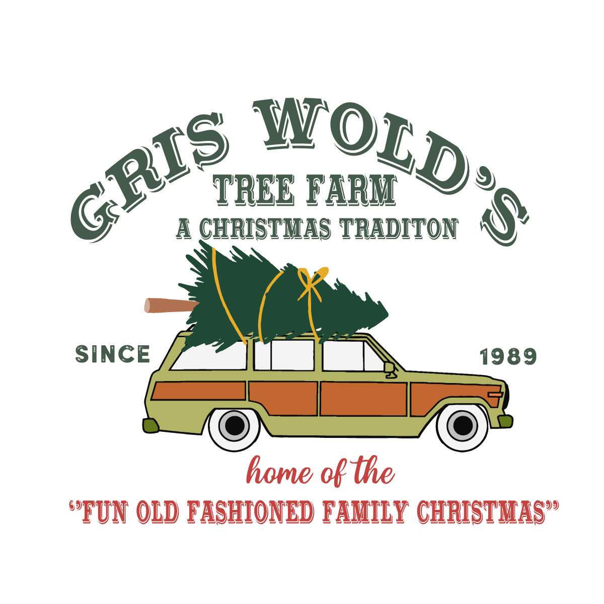 Gris Wold's Tree Farm Svg, Christmas Svg, Family Griswold Sv | Inspire ...