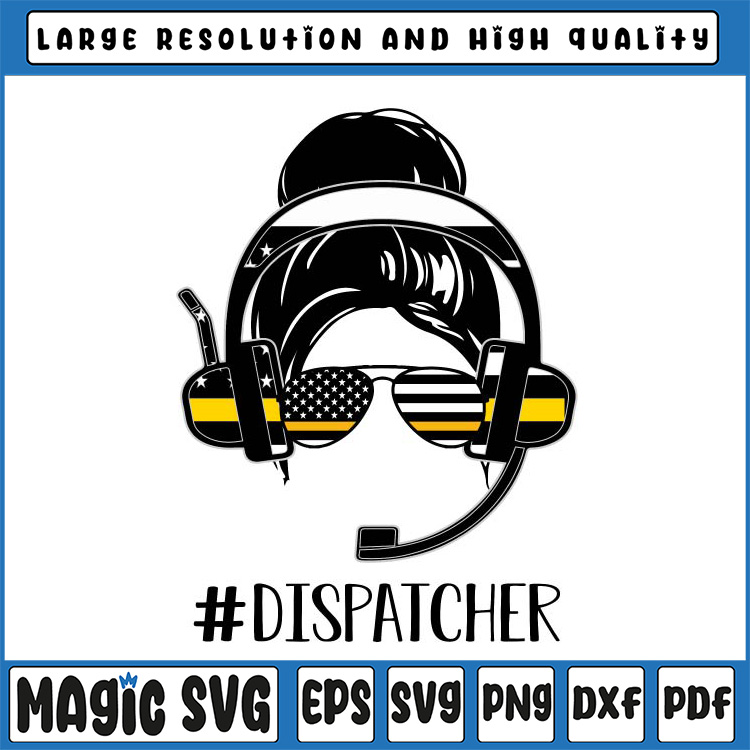 Dispatcher Life mom Png, Messy Hair Bun Mothers Day Png, Dis | Inspire ...