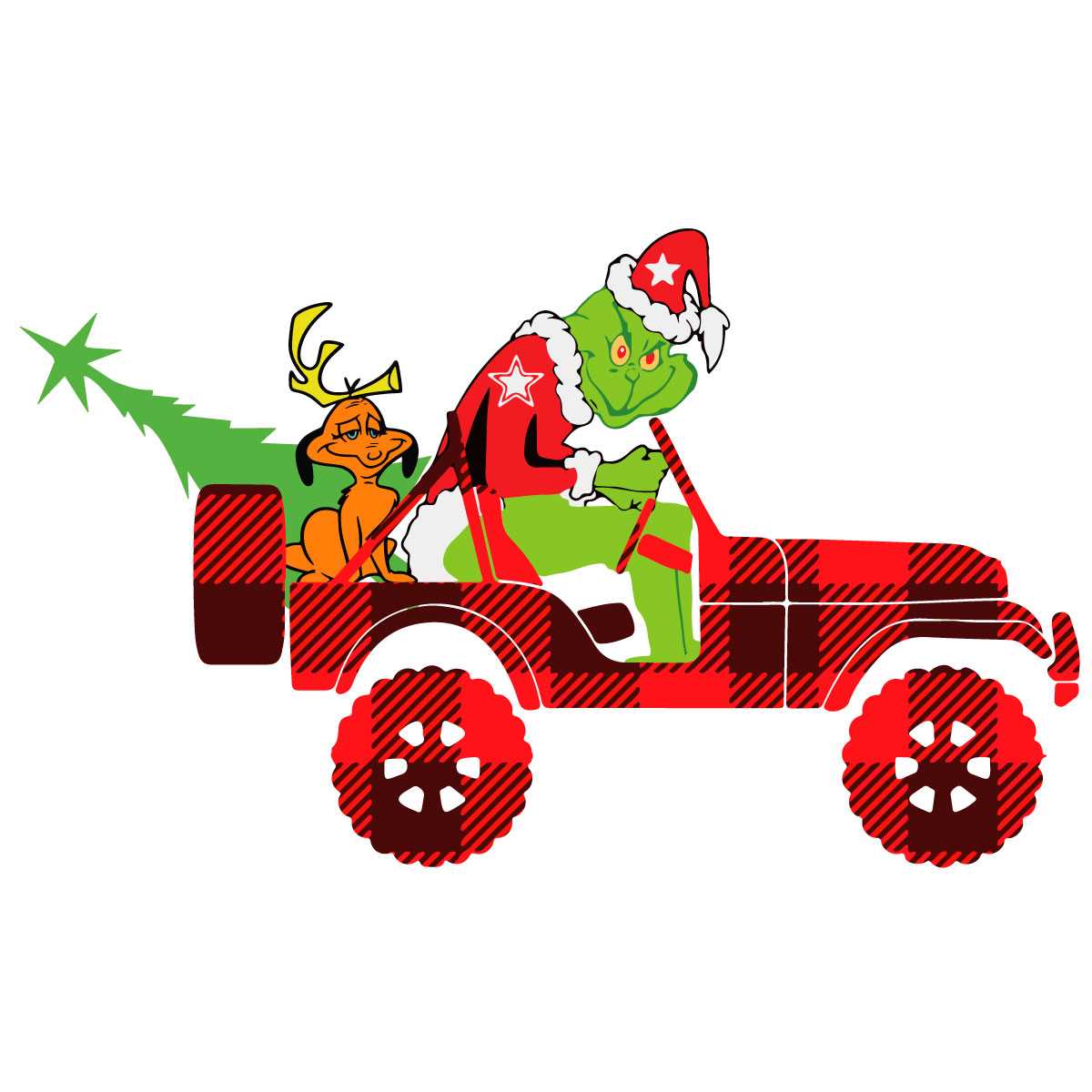 Grinch Driving Jeep Svg, Christmas Svg, Grinch Svg, Cute Gri | Inspire ...