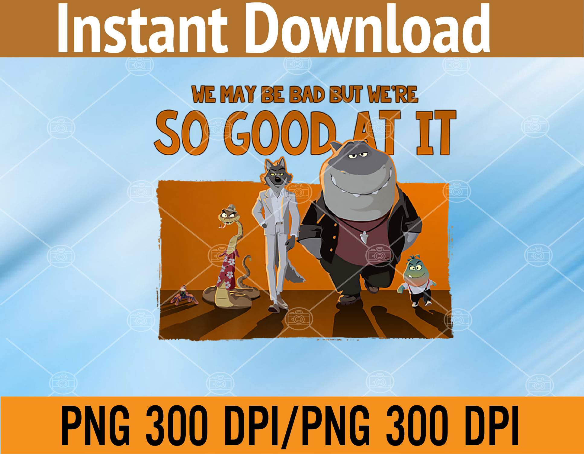 The Bad Guys Good At Being Bad Group Poster Svg, Eps, Png, D | Inspire ...