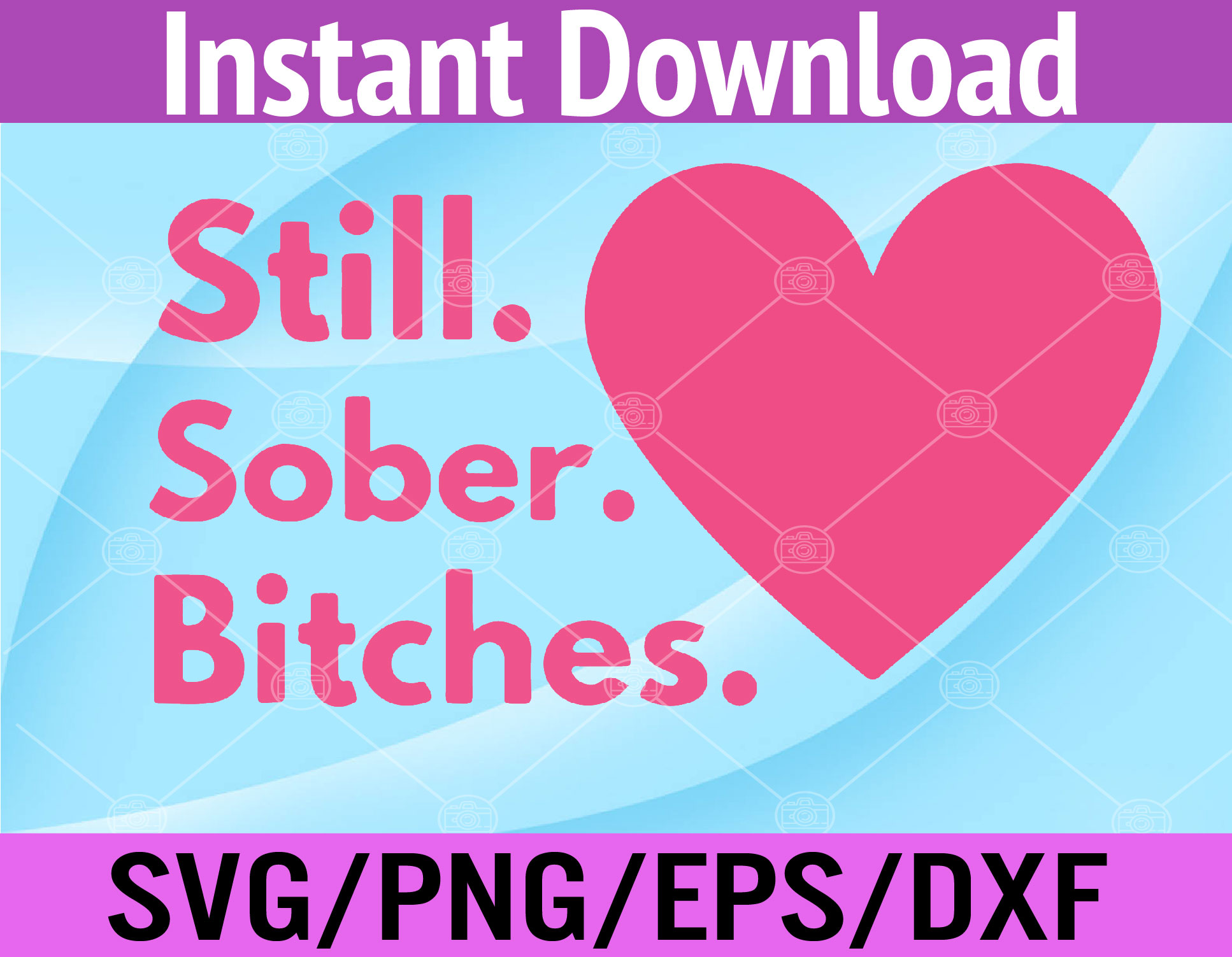 Funny Sobriety Recovery AA NA - Still Sober Bitches Svg, Eps | Inspire ...