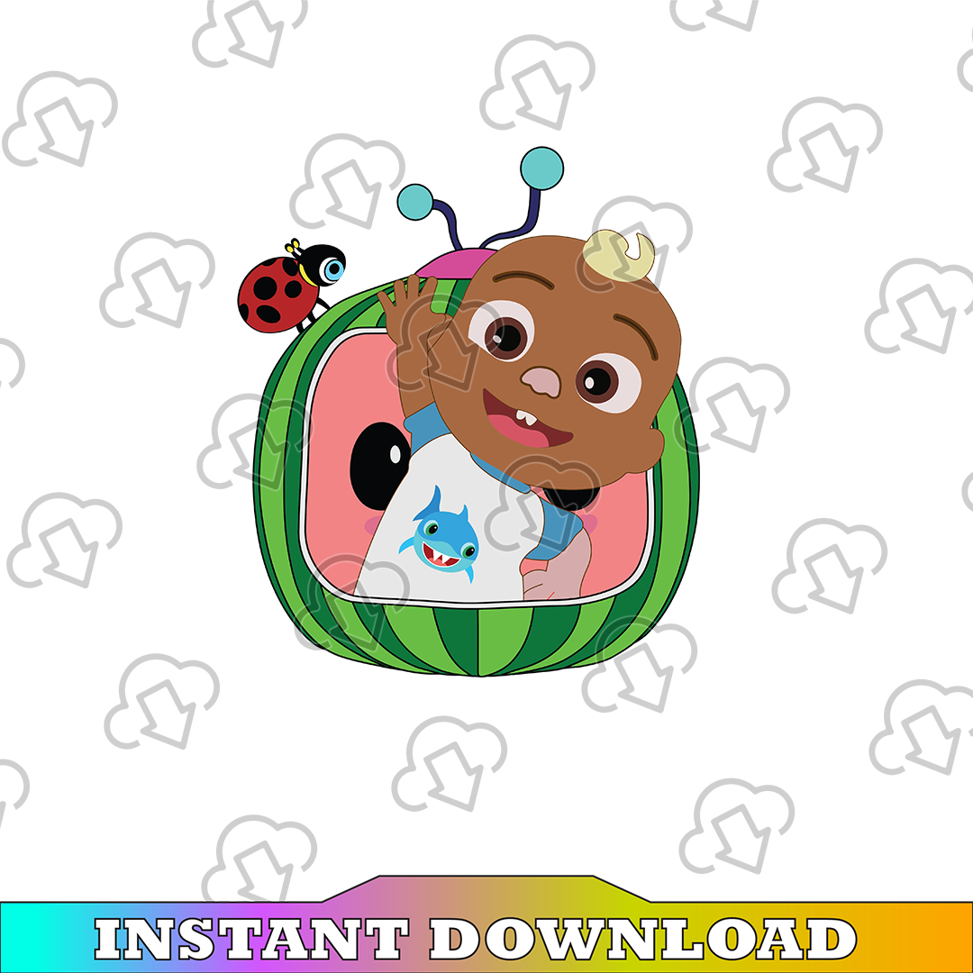 Cocomelon JJ png svg, JJ svg Cocomelon Brithday SVG JPG, Co | Inspire ...