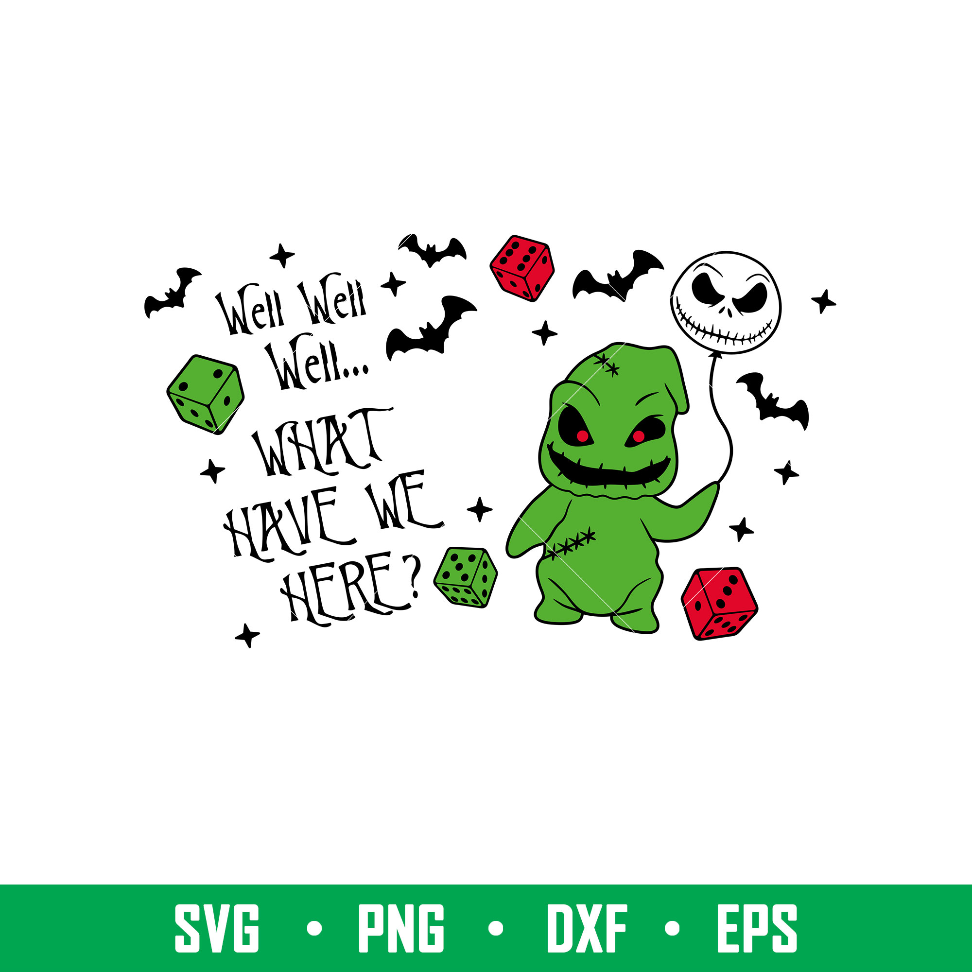 Oogie Boogie Full Wrap, Oogie Boogie Starbucks Full Wrap Svg | Inspire ...