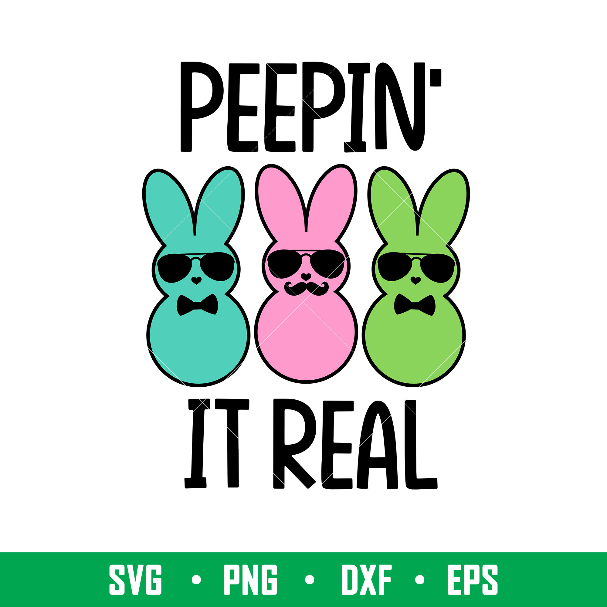 Peepin It Real, Peepin It Real Svg, Happy Easter Svg, Easter | Inspire ...