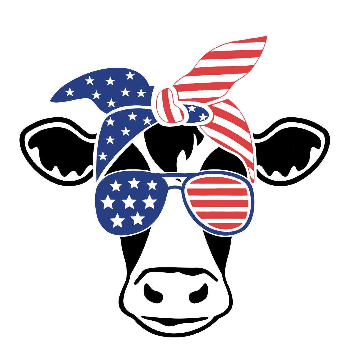 4th Of July Cow,Independence Day Svg, Happy 4th Of July, Cow - Inspire ...