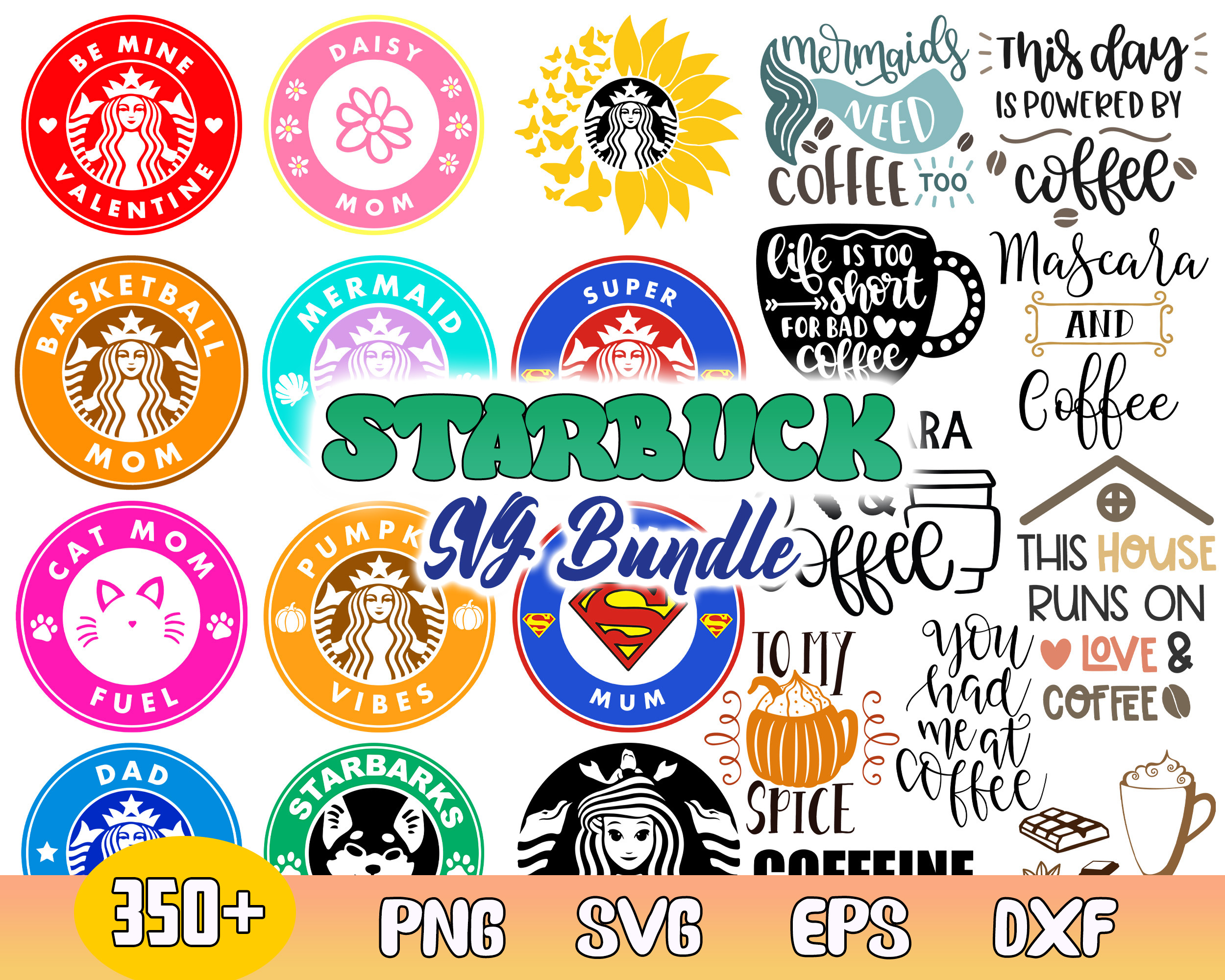 Starbucks Brand Logo Svg, Brand Logo Svg, Starbucks Logo Sub | Inspire ...