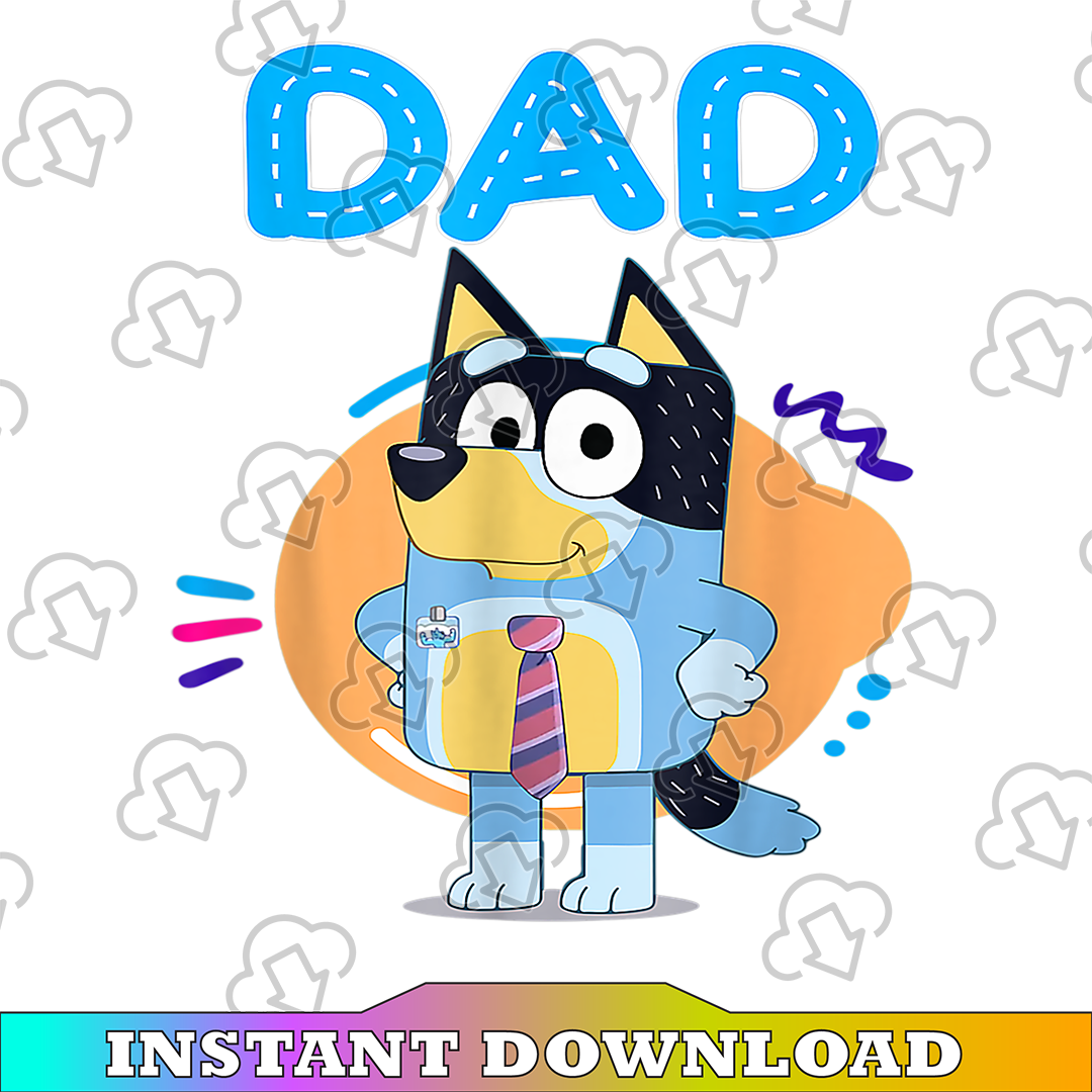 Bluey Dad Lover Forever Png, Father Day Png, Bluey Dad lover | Inspire ...