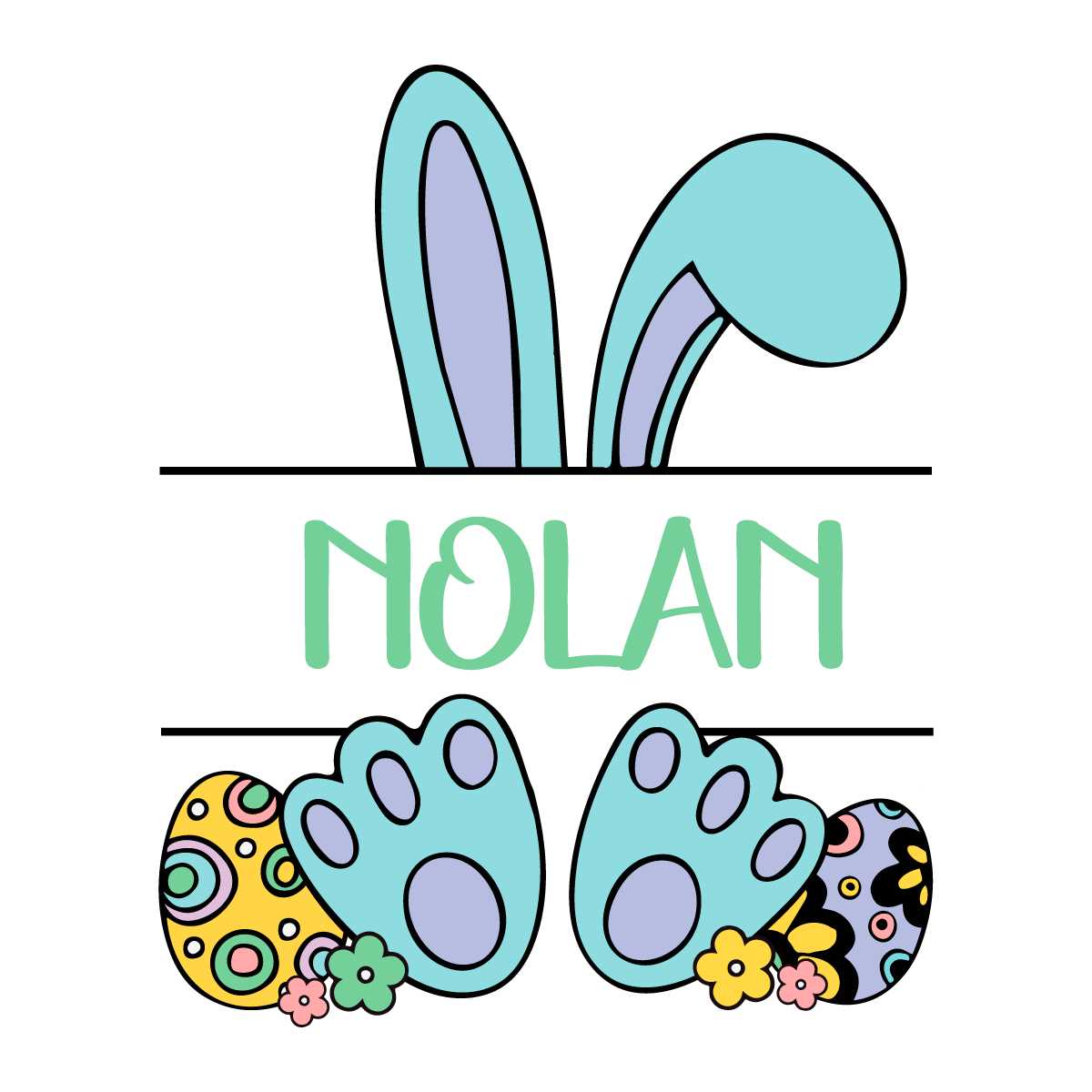 Easter Bunny SVG, Nolan SVG, Happy Easter Day Svg Cricut For - Inspire ...