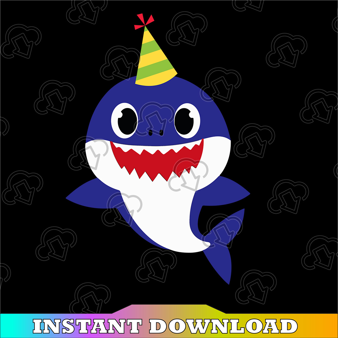 Daddy Shark Birthday SVG, Cricut Cut files, Shark Family doo - Inspire ...