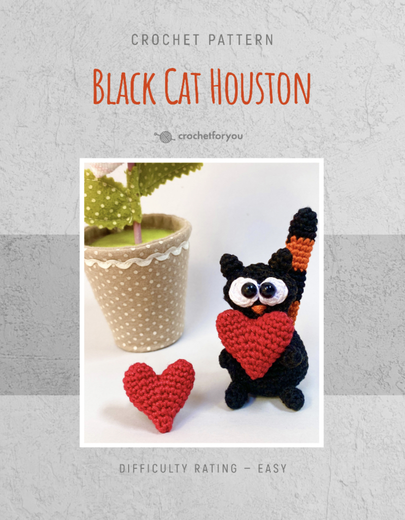 Amigurumi crochet cat pattern, crochet black cat pattern, cr - Inspire ...
