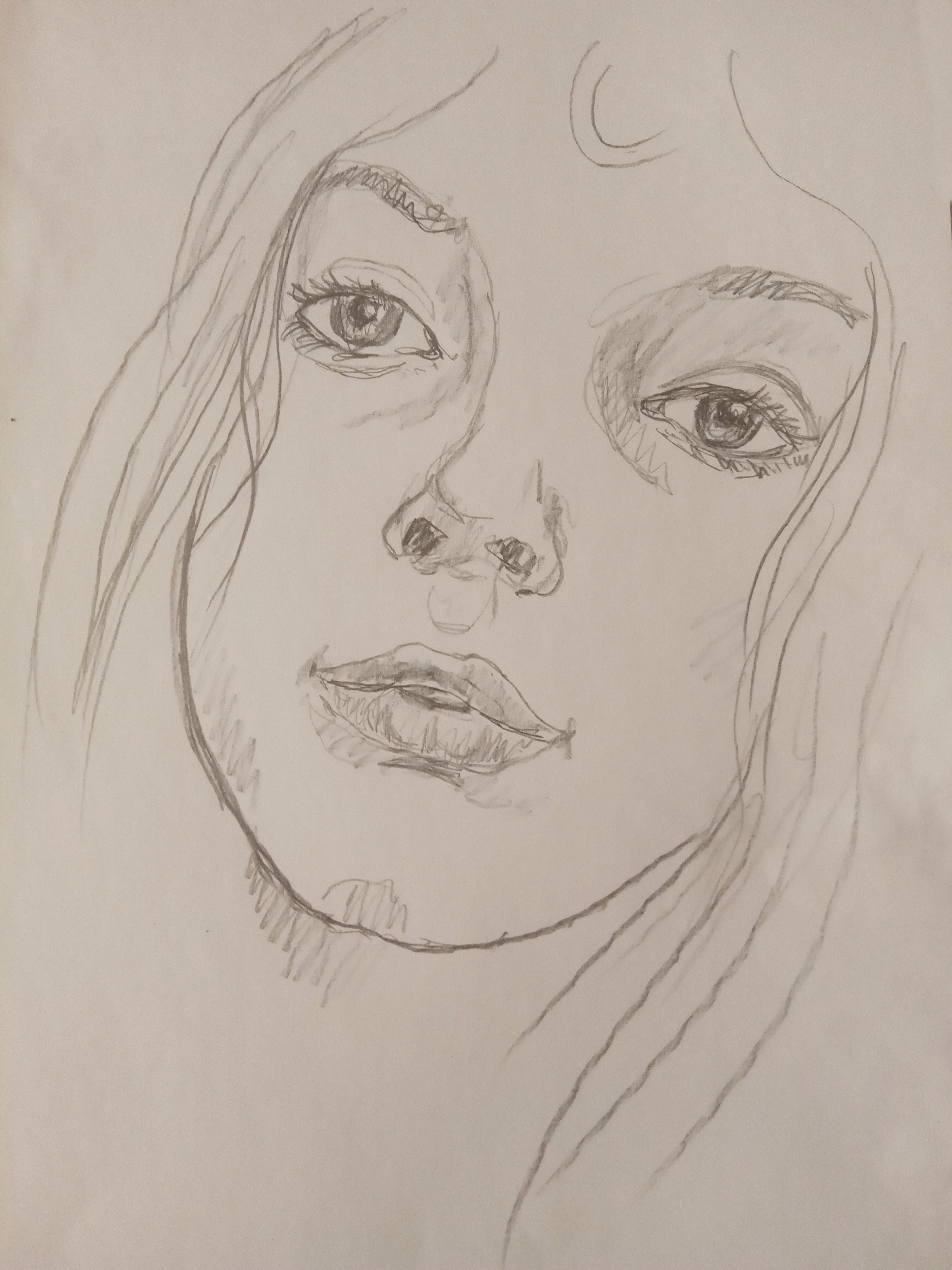 Portrait of a Girl Print Picture. Digital Print on the Wall | Inspire ...