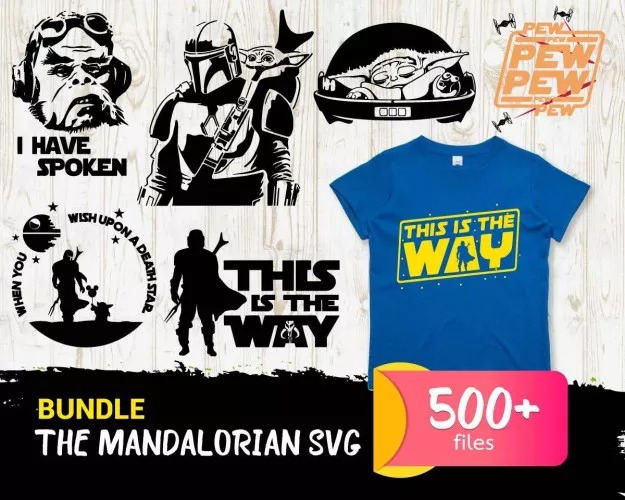 THE MANDALORIAN SVG BUNDLE - Mega Bundle svg, png, dxf, File | Inspire ...