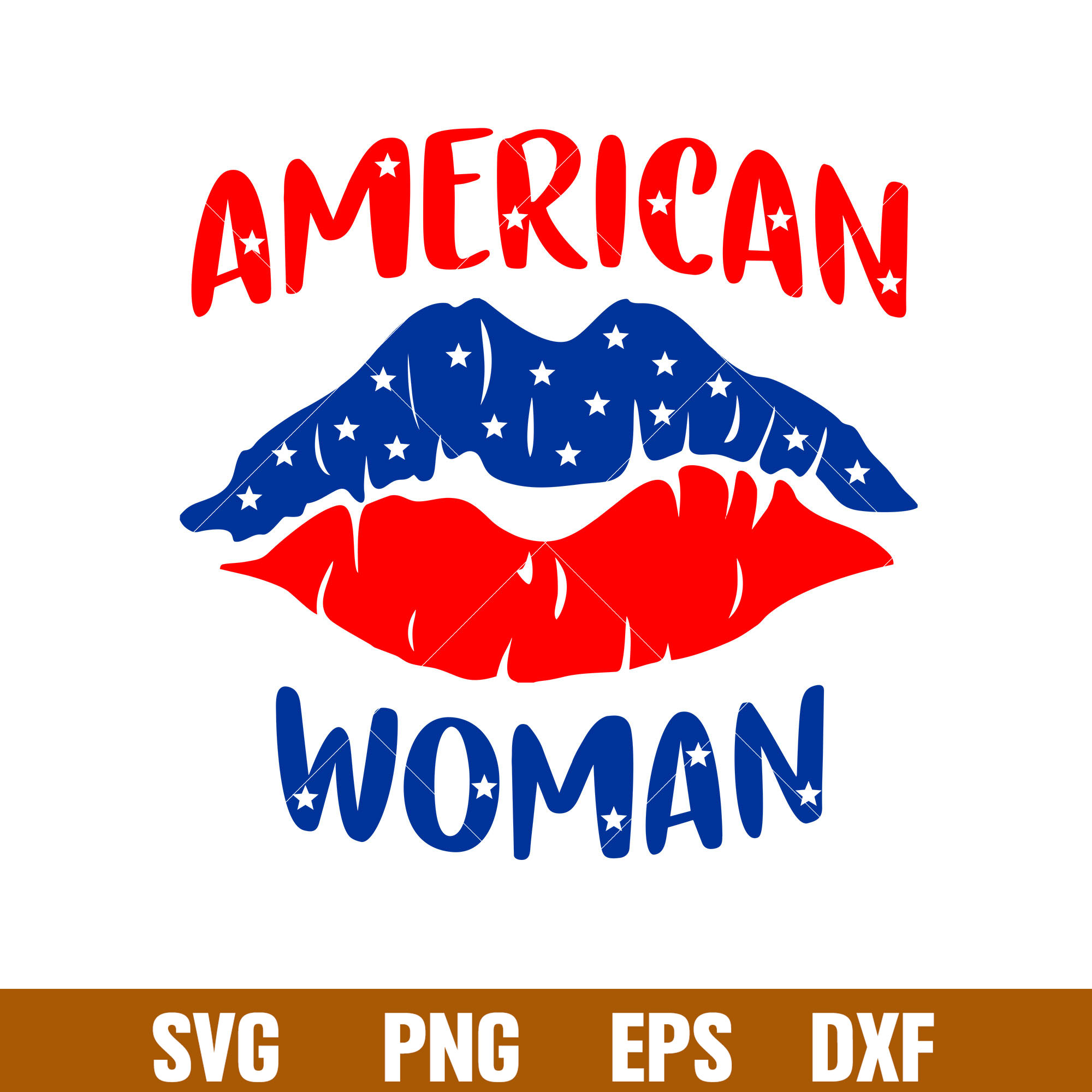 American Woman, American Woman Svg, Merica Svg, Lips Flag Sv | Inspire ...