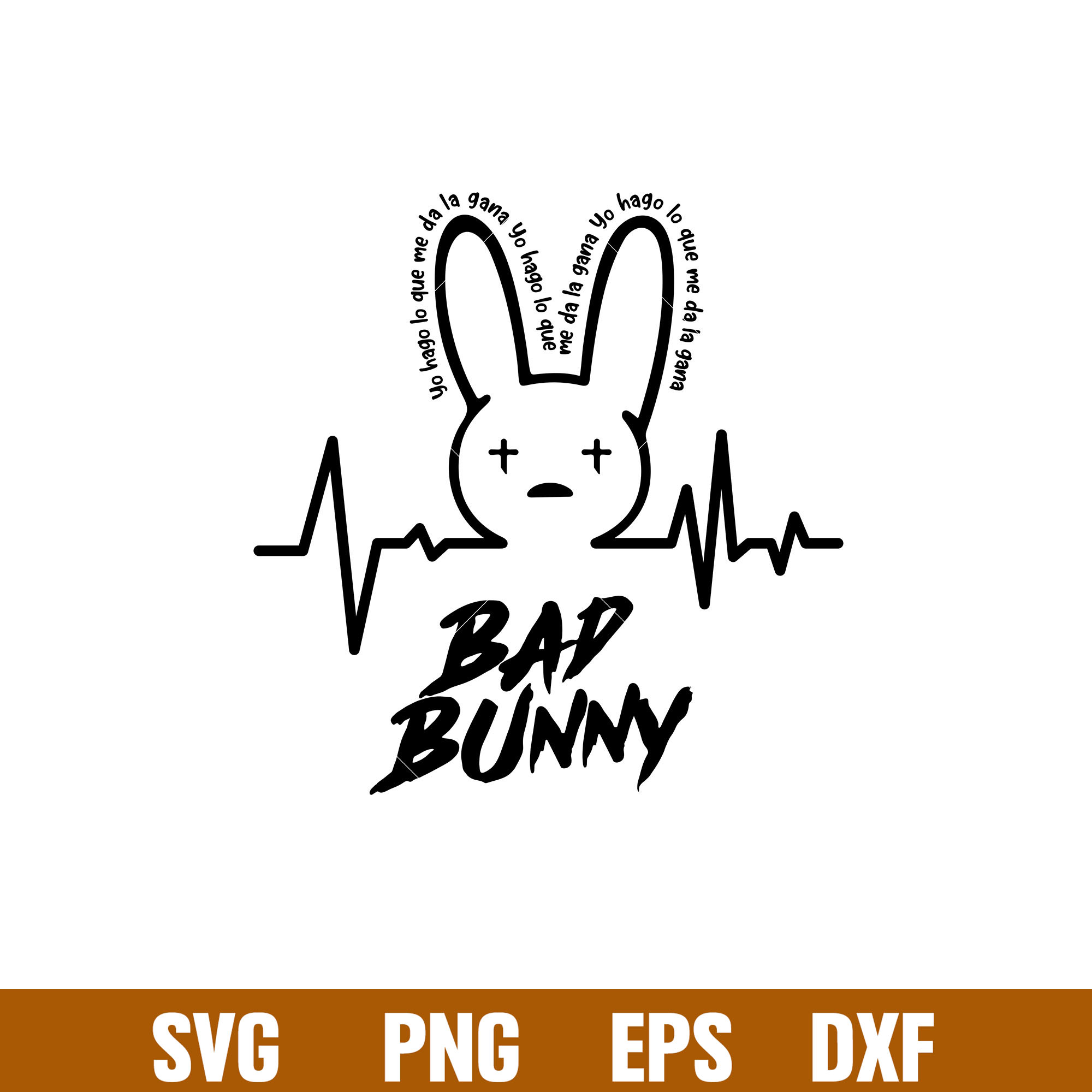 Bad Bunny 18, Bad Bunny Svg, Yo Perreo Sola Svg, Bad bunny l - Inspire ...
