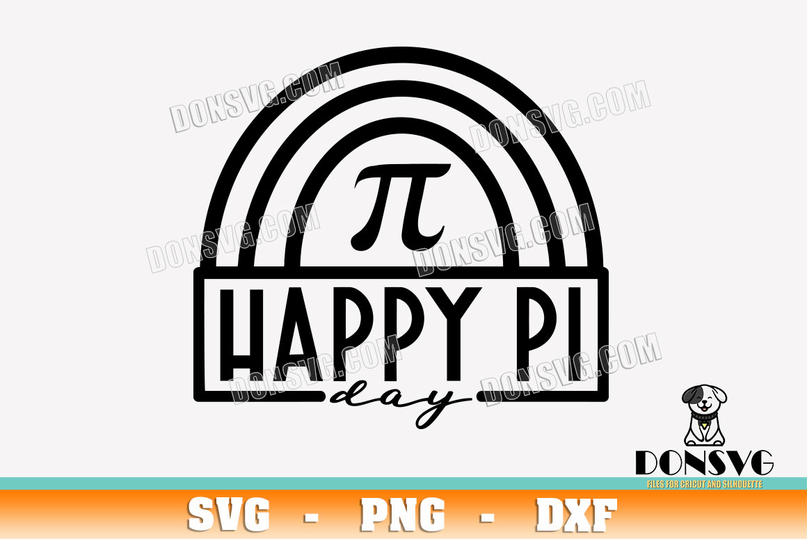 Happy Pi Day Rainbow svg Cutting File Math Teacher SVG image | Inspire ...