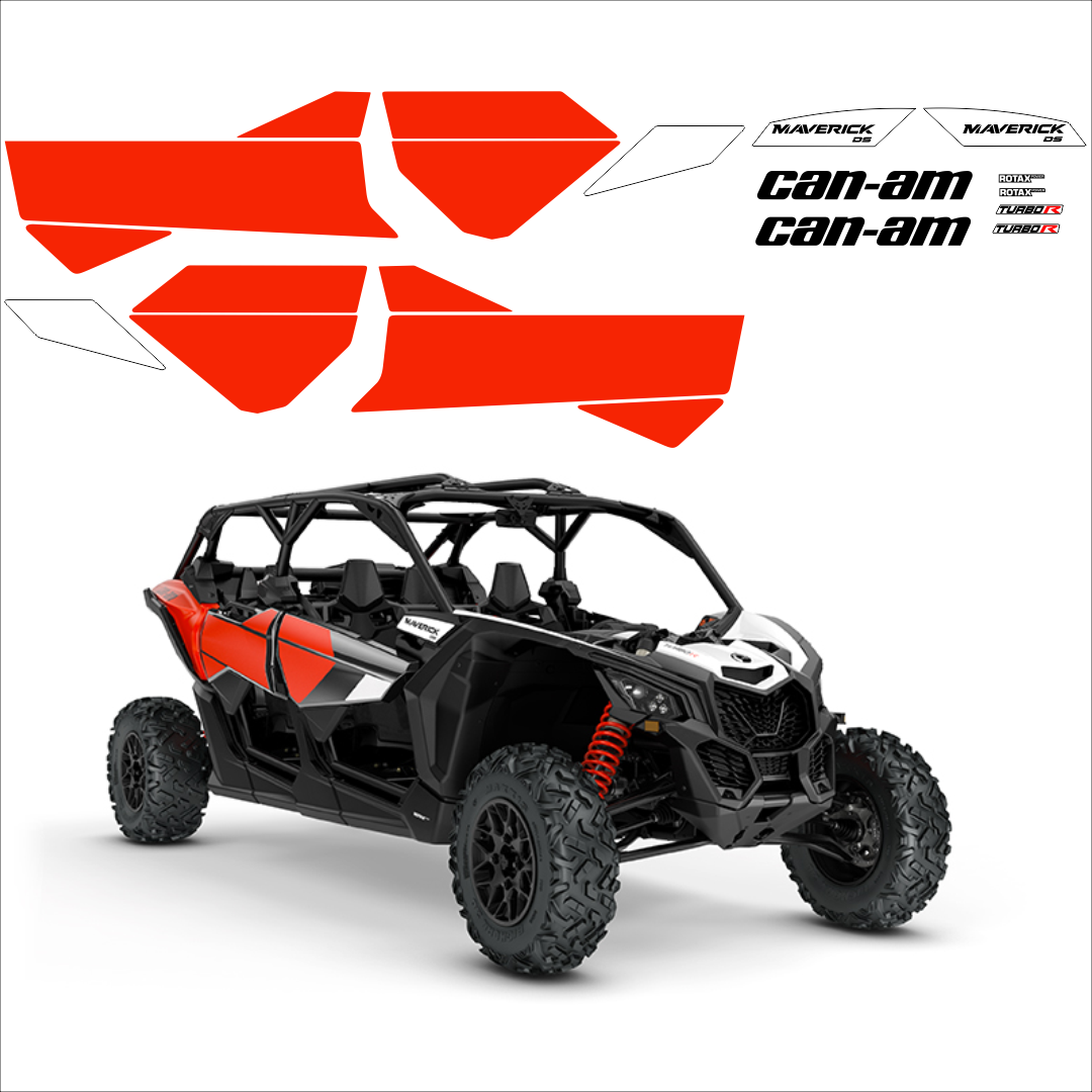 BRP CAN AM MAVERICK X3 MAX decal stickers kit - Inspire Uplift