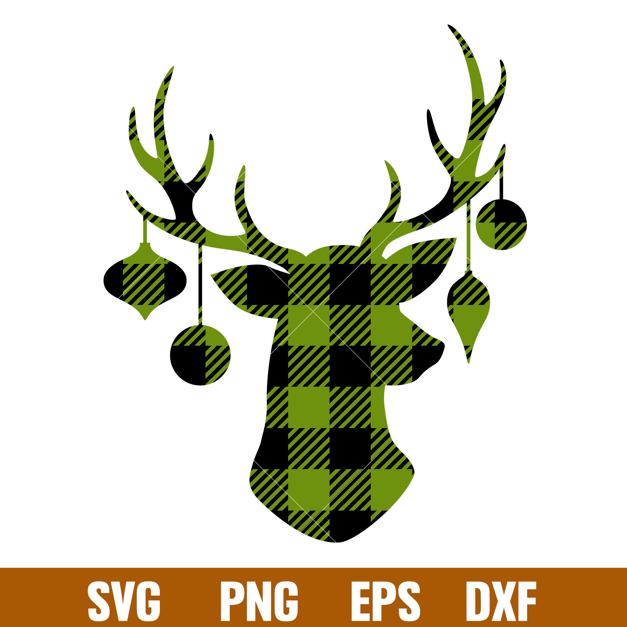 Christmas Reindeer Buffalo Plaid, Christmas Reindeer Buffalo | Inspire ...