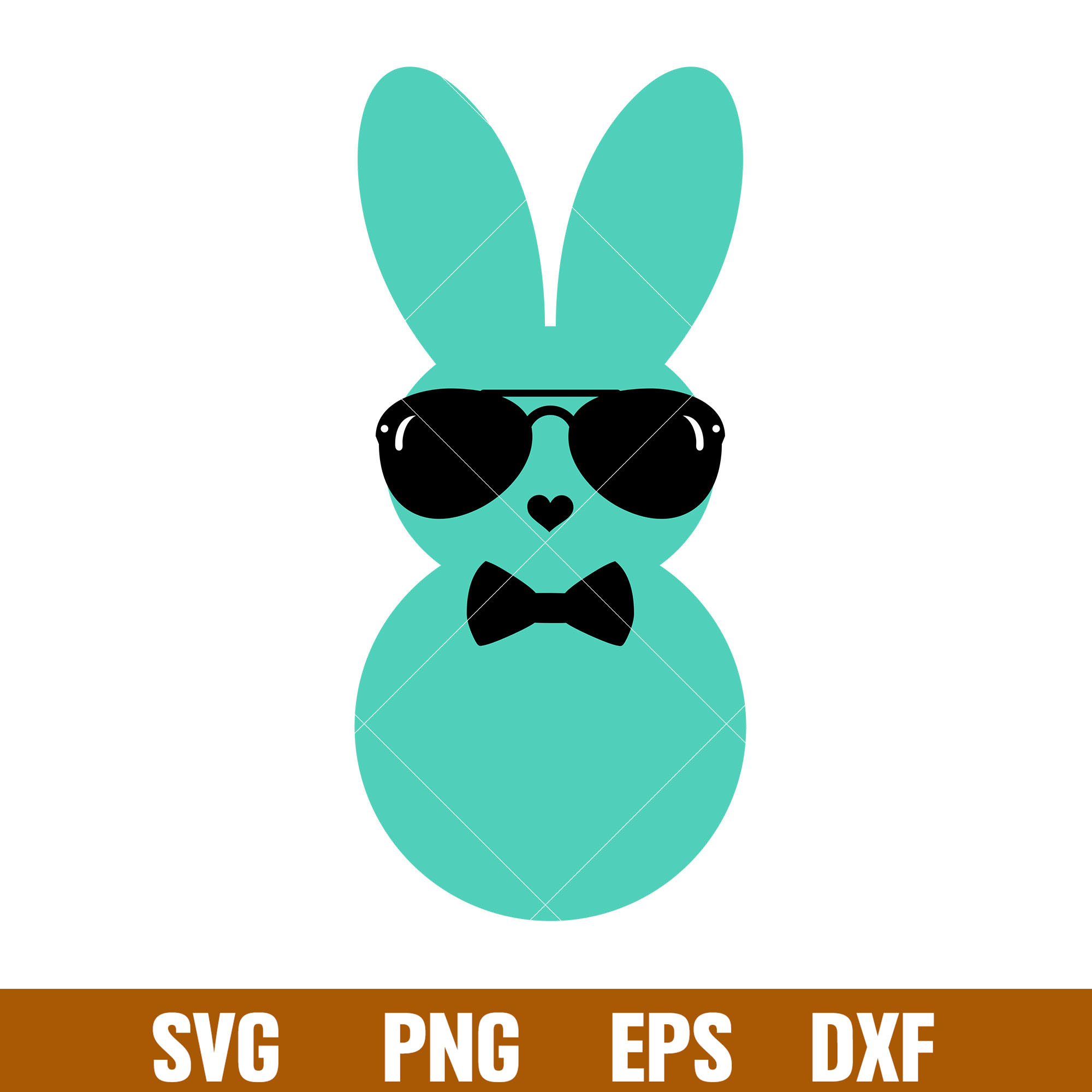 Hipster Easter Bunny Boys, Hipster Easter Bunnies Svg, Happy | Inspire ...