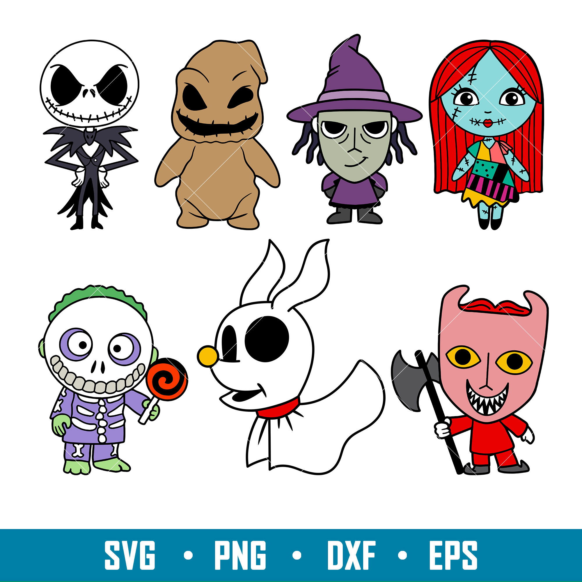 Baby Jack and Sally Bundle, Baby Jack and Sally Bundle Svg, | Inspire ...