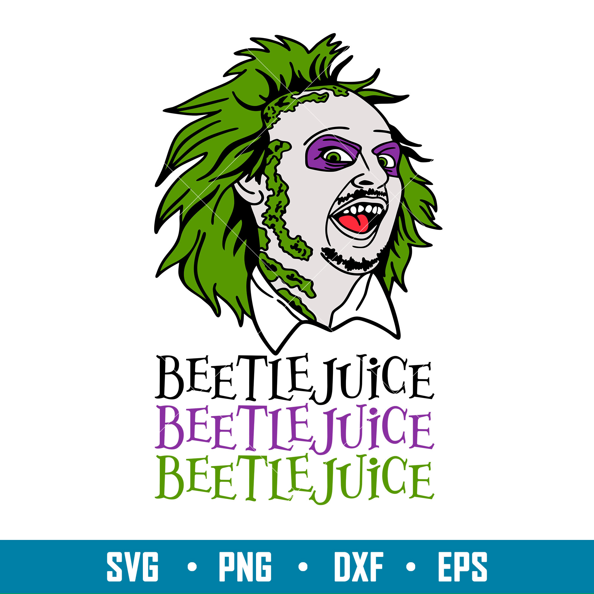 Beetlejuice Face, Beetlejuice Face Svg, Trick Or Treat Svg, | Inspire ...