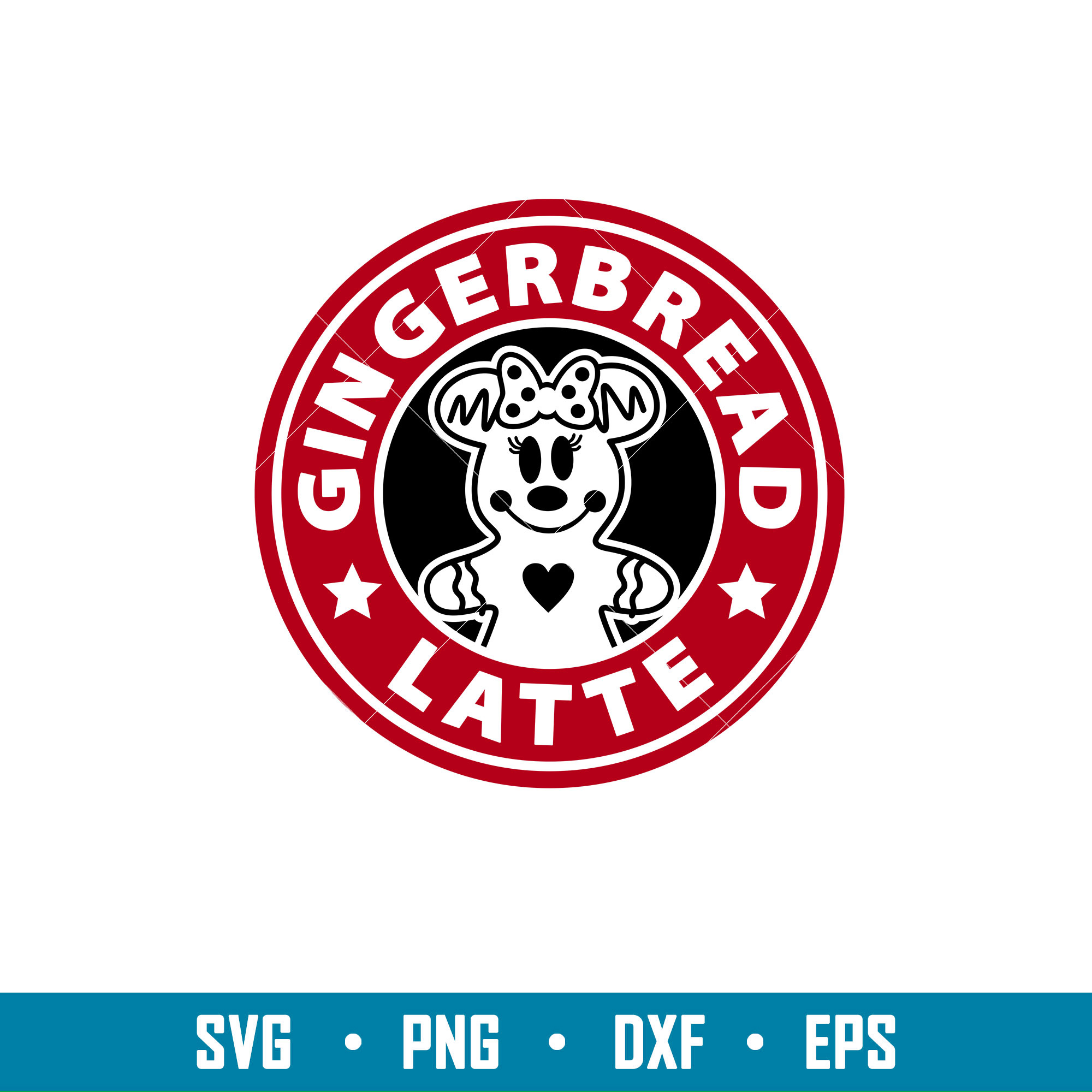 Gingerbread Latte Minnie, Gingerbread Latte Minnie Mouse Svg - Inspire ...