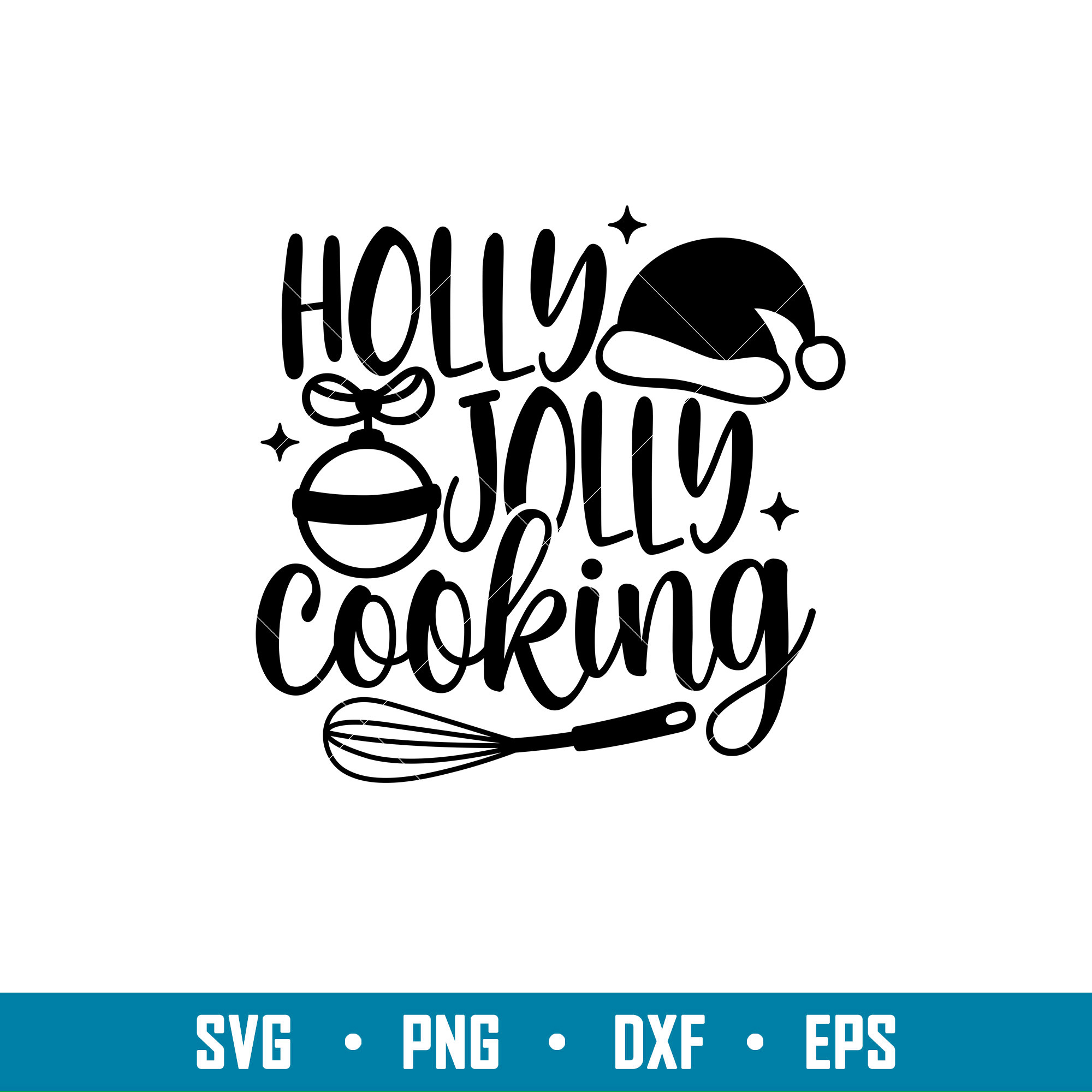 Holly Jolly Cooking, Holly Jolly Cooking Svg, Cooking Svg, K | Inspire ...