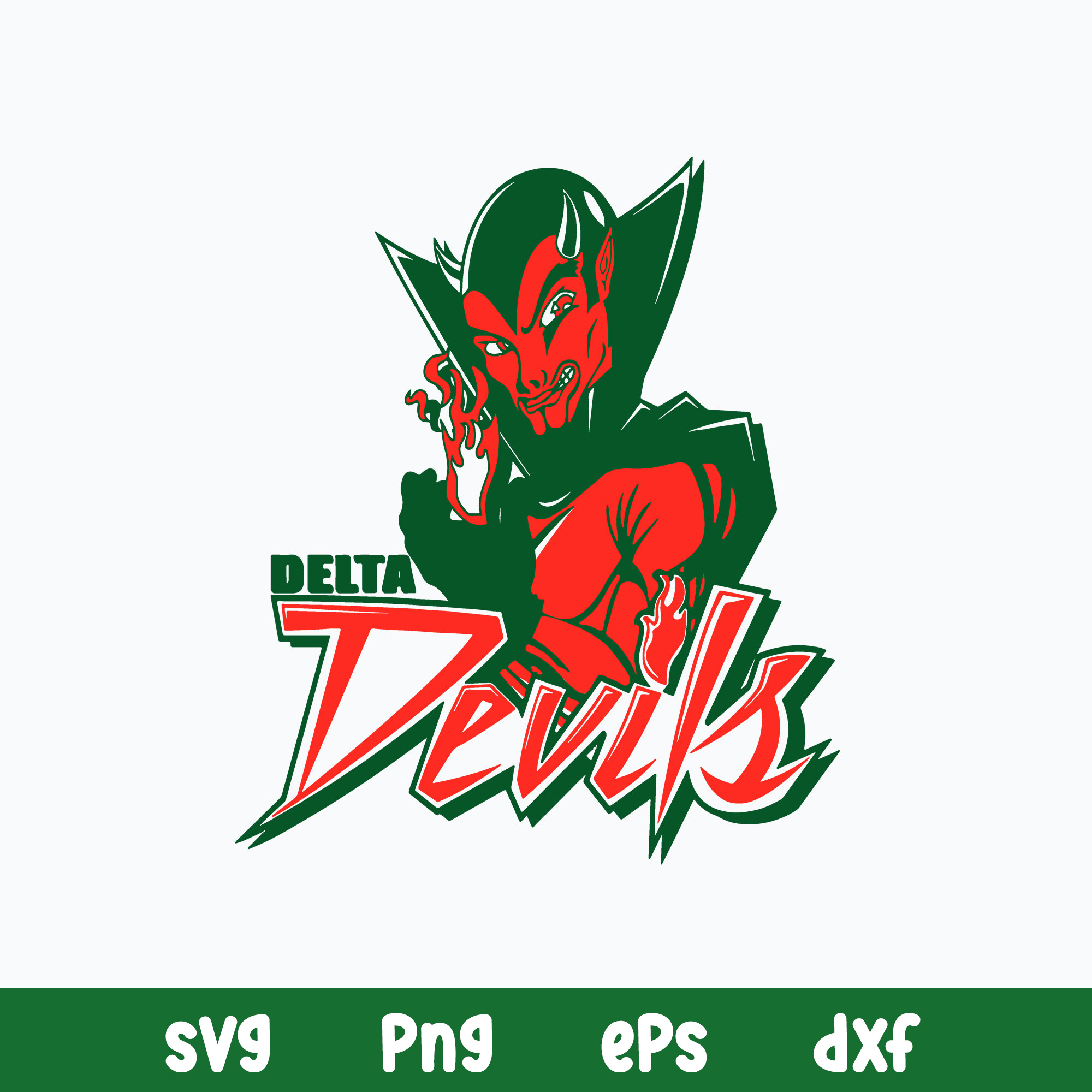 Logo Mvsu Delta Devils Svg, Nacaa Svg, Eps Dxf Png File | Inspire Uplift