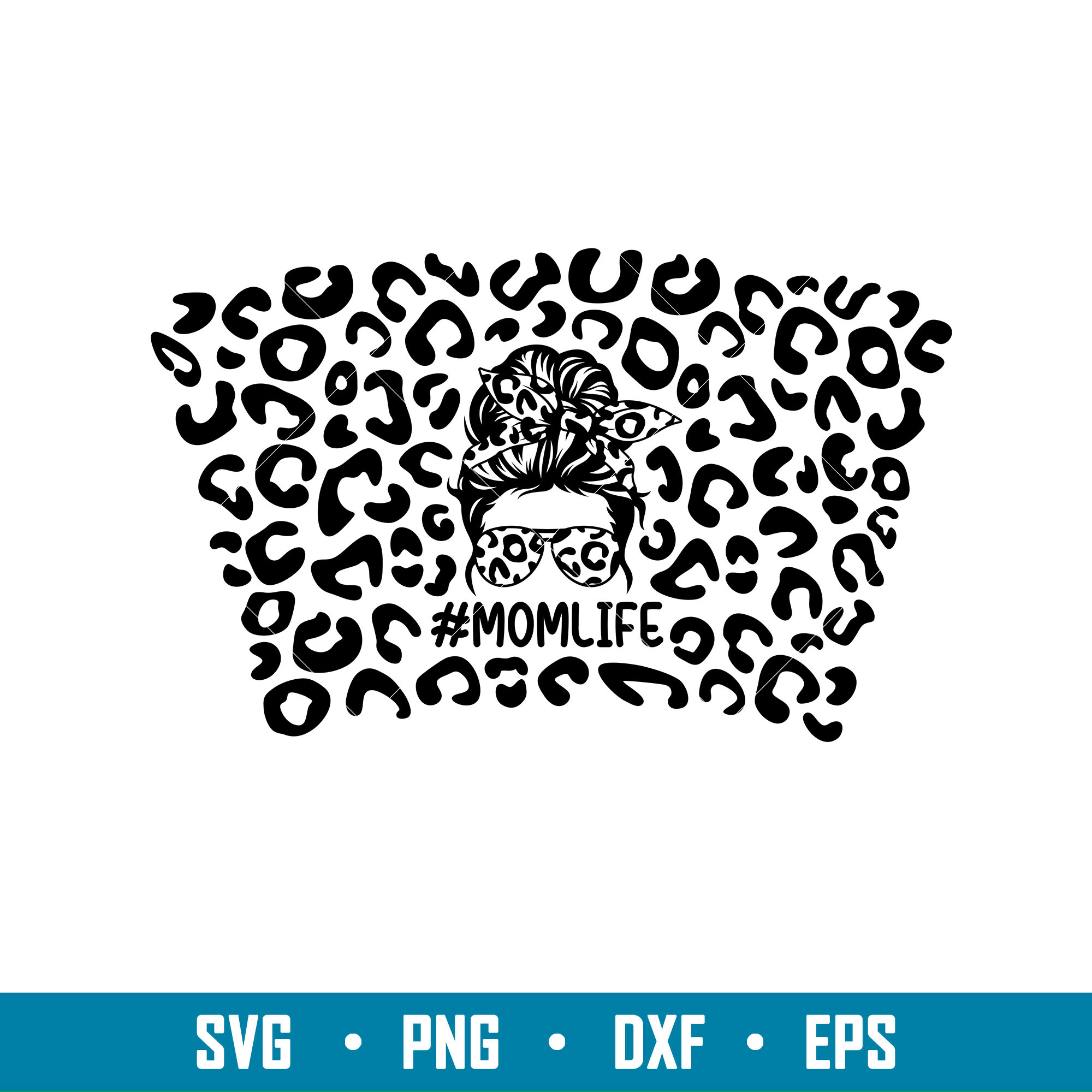 Mom Life Leopard Full Wrap,Mom Life Leopard Full Wrap Svg, S | Inspire ...