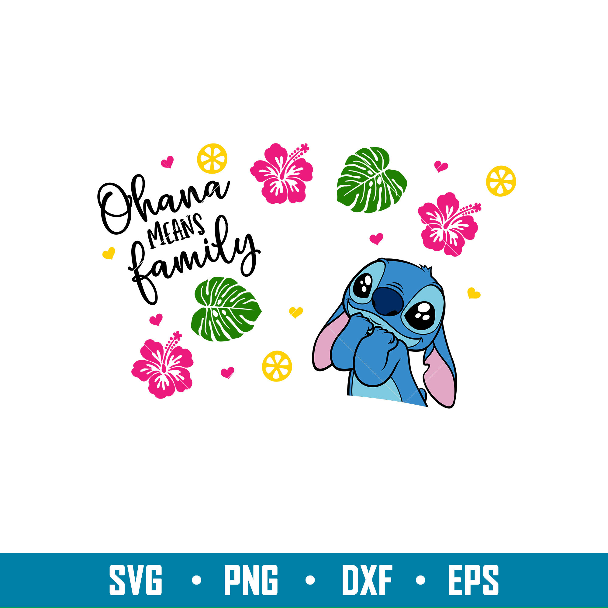 Ohana Means Family Full Wrap, Ohana Means Family Stitch Full | Inspire ...