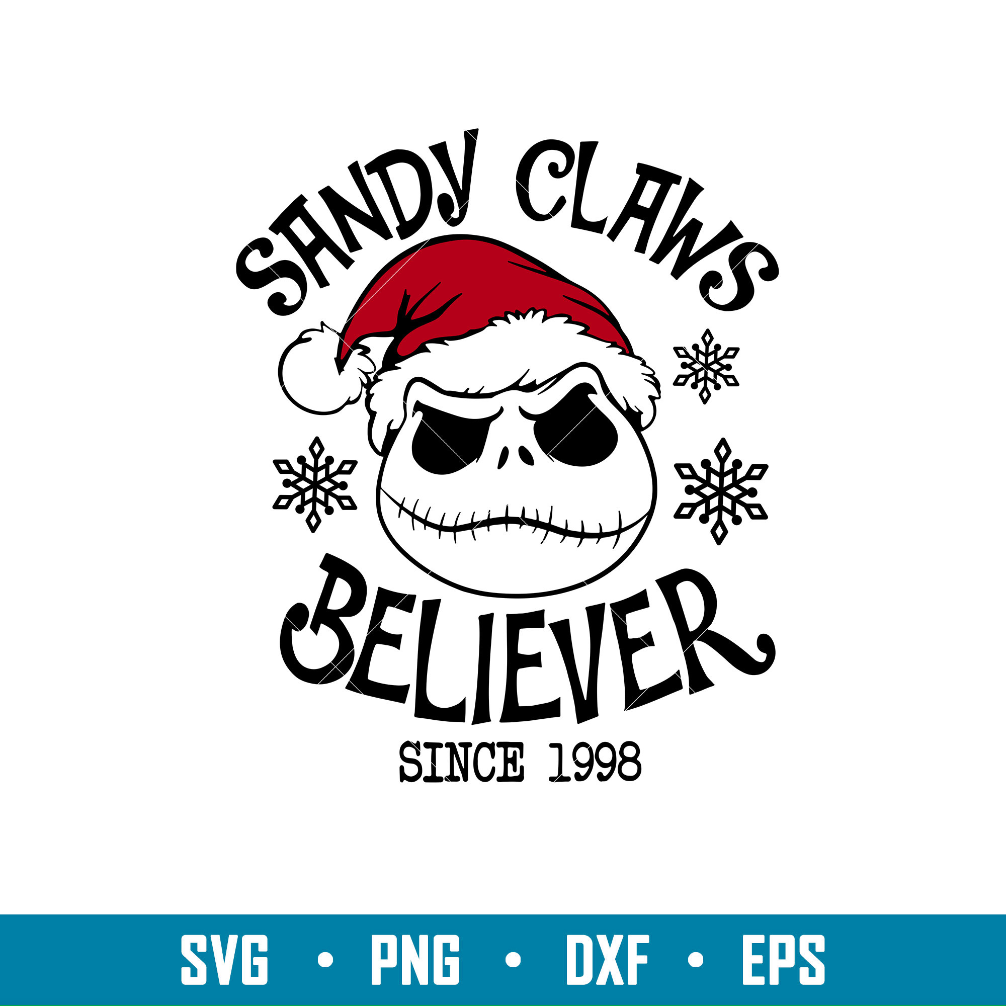 Sandy Claws Believer, Sandy Claws Believer Svg, Christmas Sv | Inspire ...