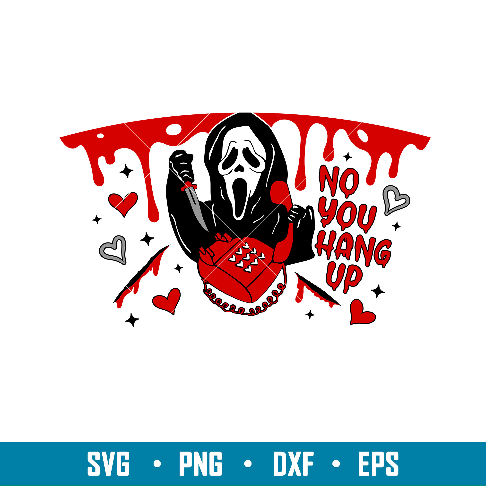 Scream Full Wrap, Scream Starbucks Full Wrap Svg, Halloween | Inspire ...