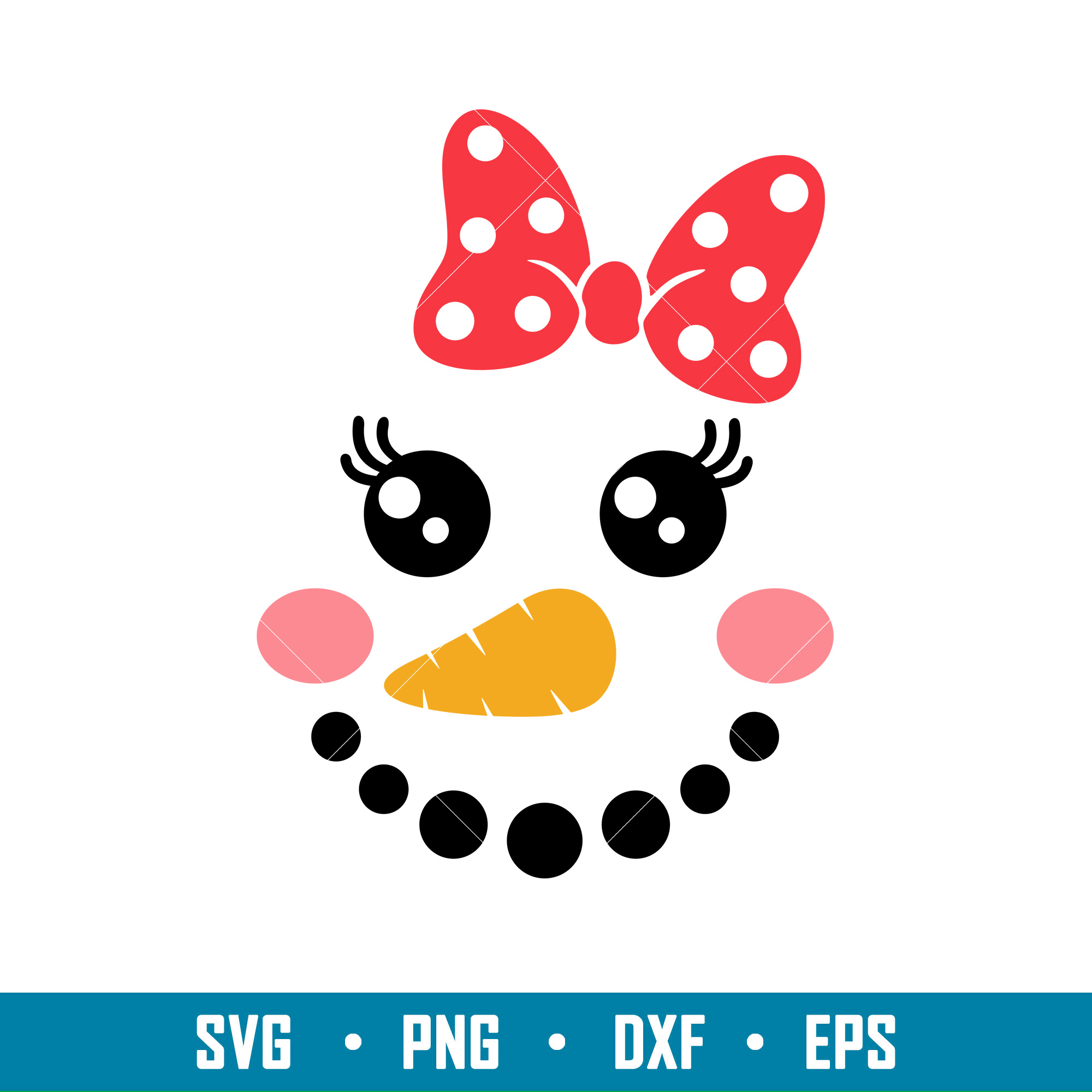 Snowman Face, Snowman Face Svg, Christmas Snowman Svg, Girl | Inspire ...