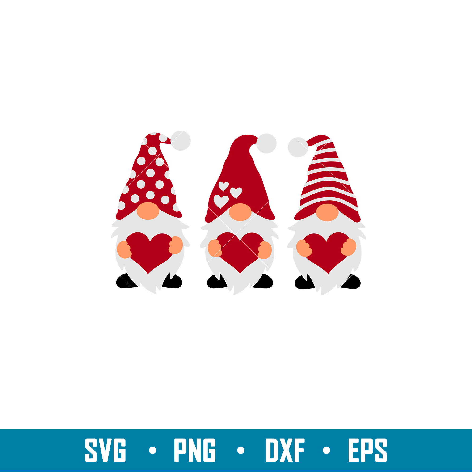 Valentines Day Gnomes, Valentines Gnomes Svg, Gnomes Love Sv | Inspire ...
