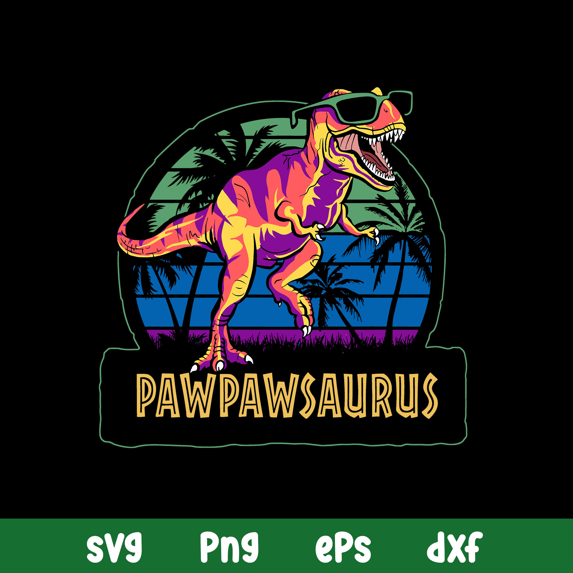 Pawpawsaurus T Rex Svg, Dinosaur Svg, Png Dxf Eps File | Inspire Uplift