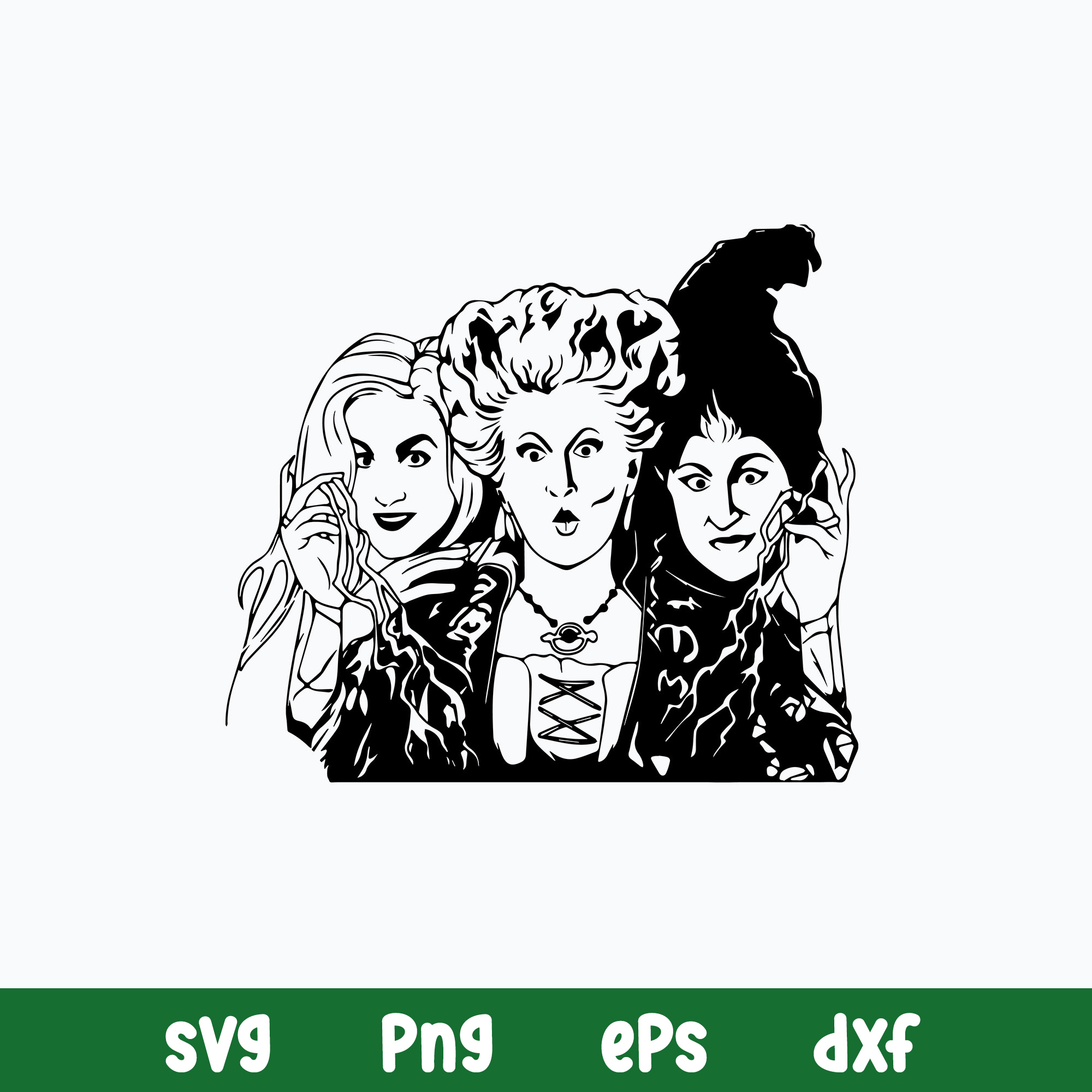 Sanderson Sisters Svg, Hocus Pocus Svg, Halloween Svg, Png D | Inspire ...