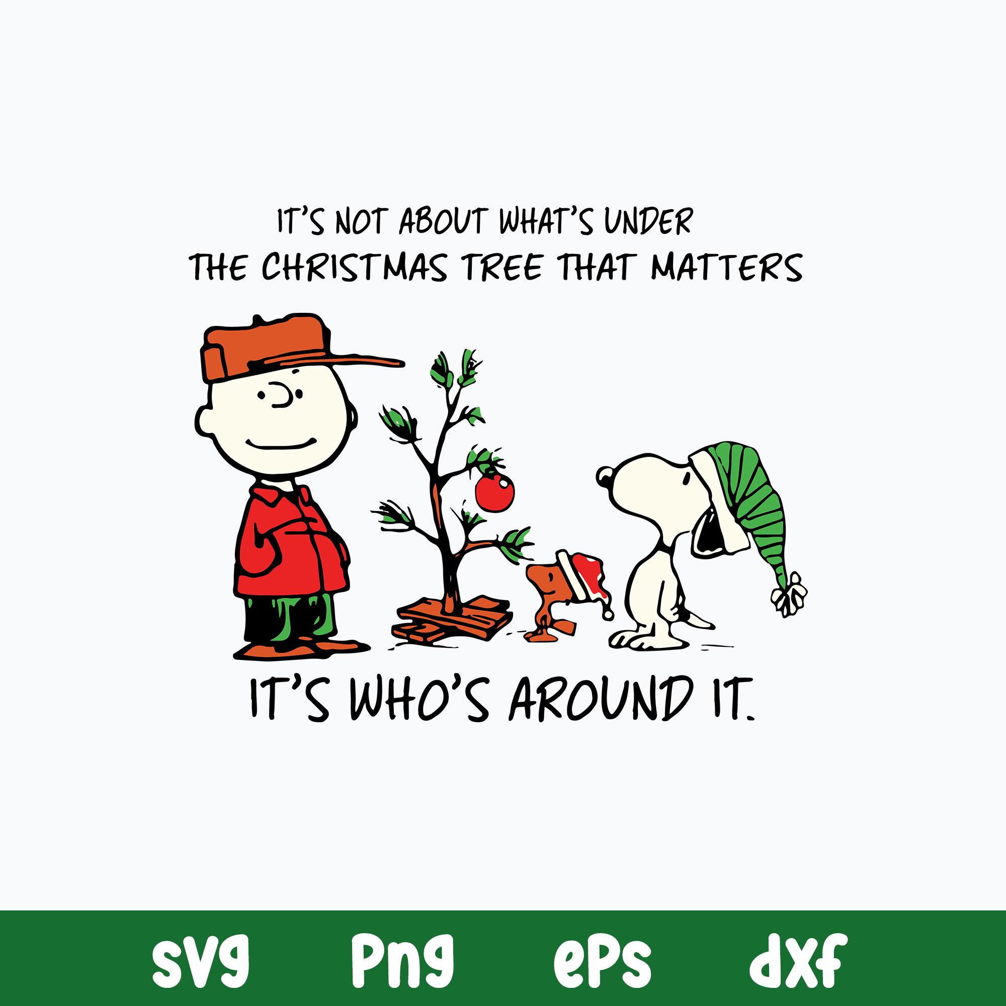 Snoopy It_s Not About What_s Under The Christmas Tree That M | Inspire ...