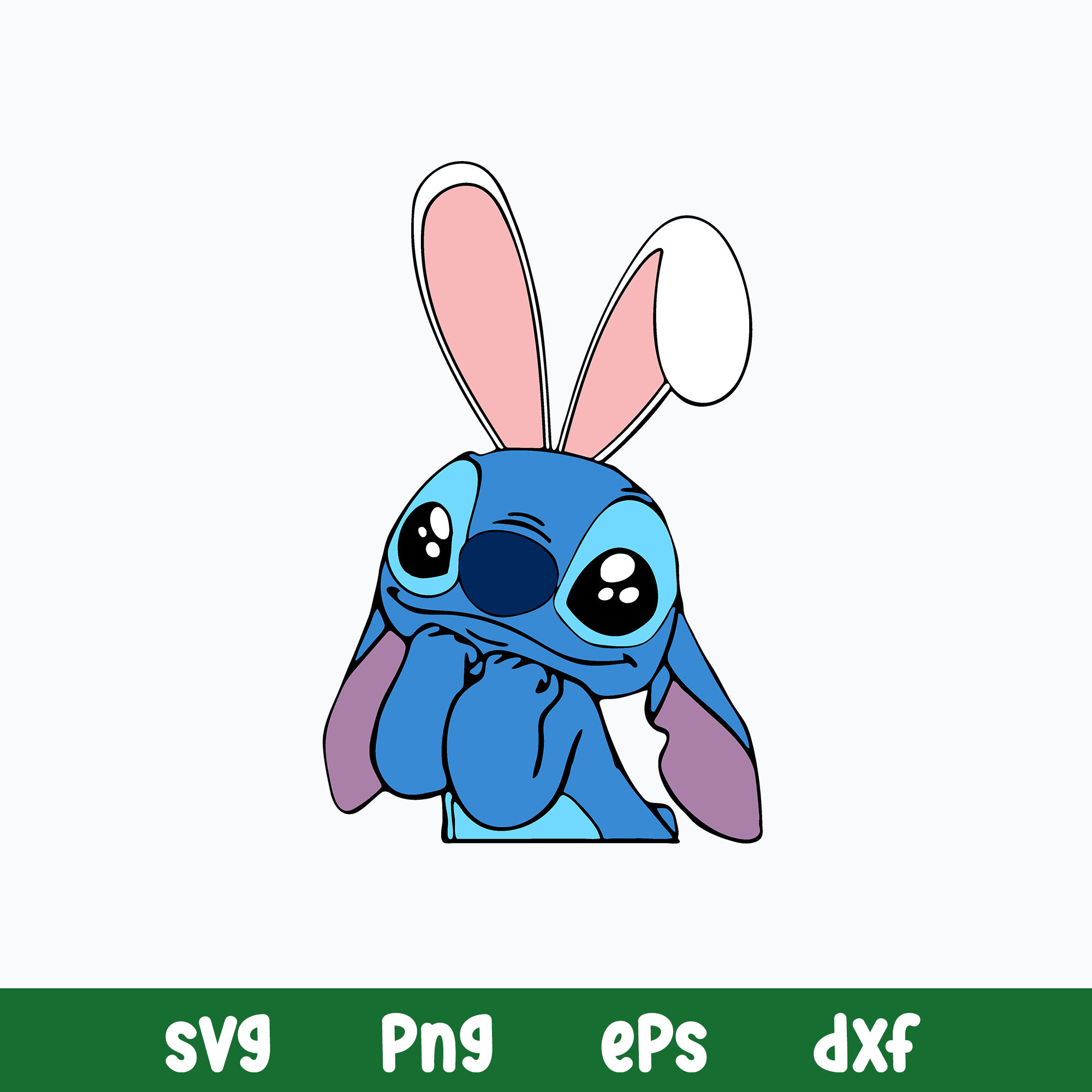 Stitch Easter Svg, Stich Svg, Cartoon Svg, Png Dxf Eps File - Inspire ...