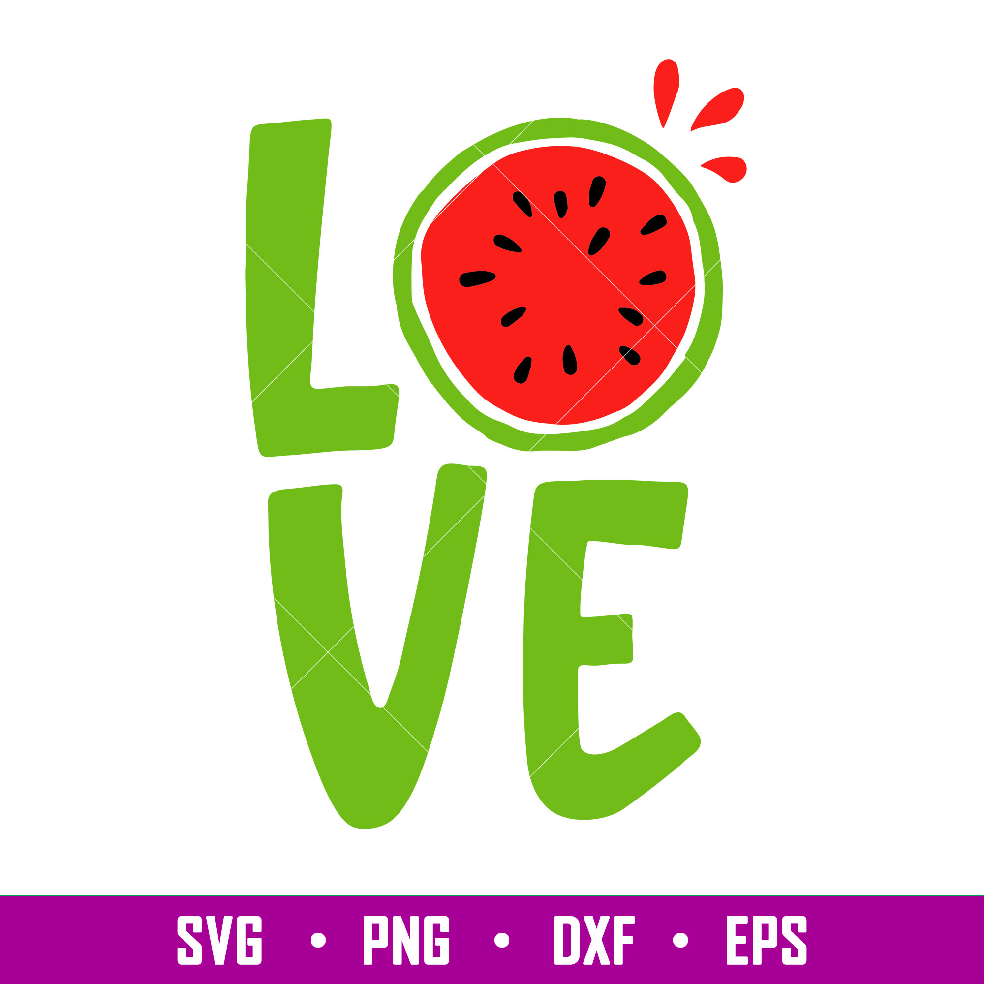 Love Watermelon, Love Watermelon Svg for cricut, Hello summe - Inspire ...