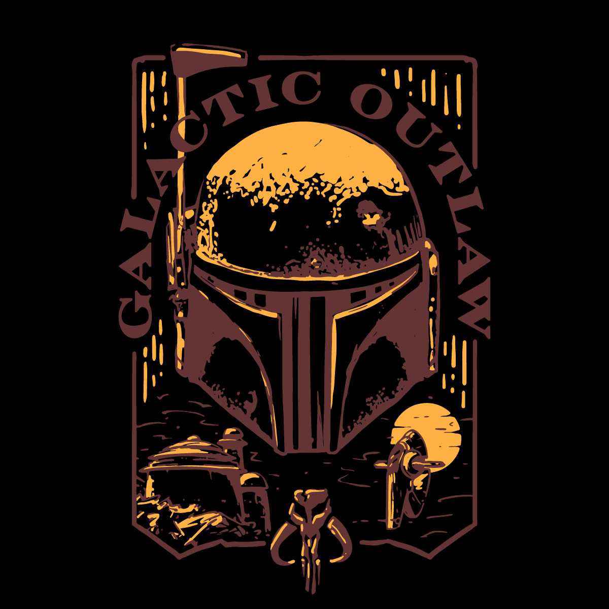 Star Wars The Book of Boba Fett Galactic Outlaw Svg, Star Wa | Inspire ...