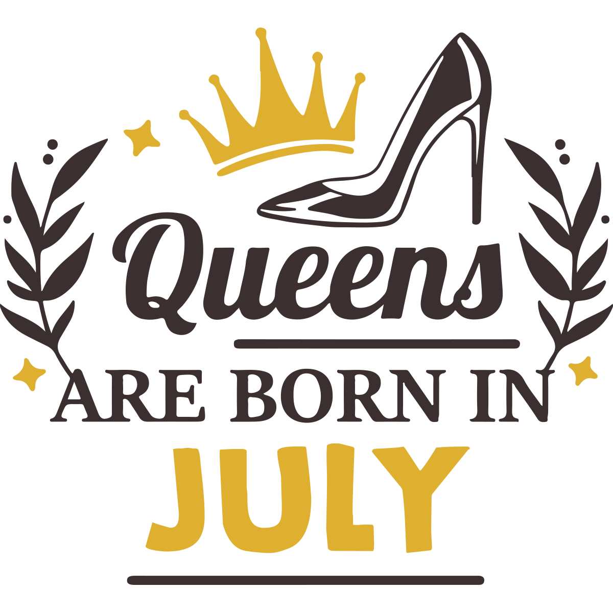 Queens Are Born In July, Birthday Svg, Born In July Svg, Que | Inspire ...