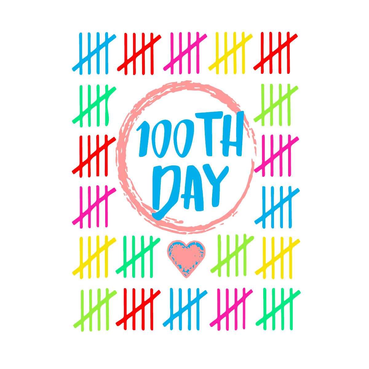 100 Days Smarter Counting Tally Marks 100Th Day Of School Sv | Inspire ...